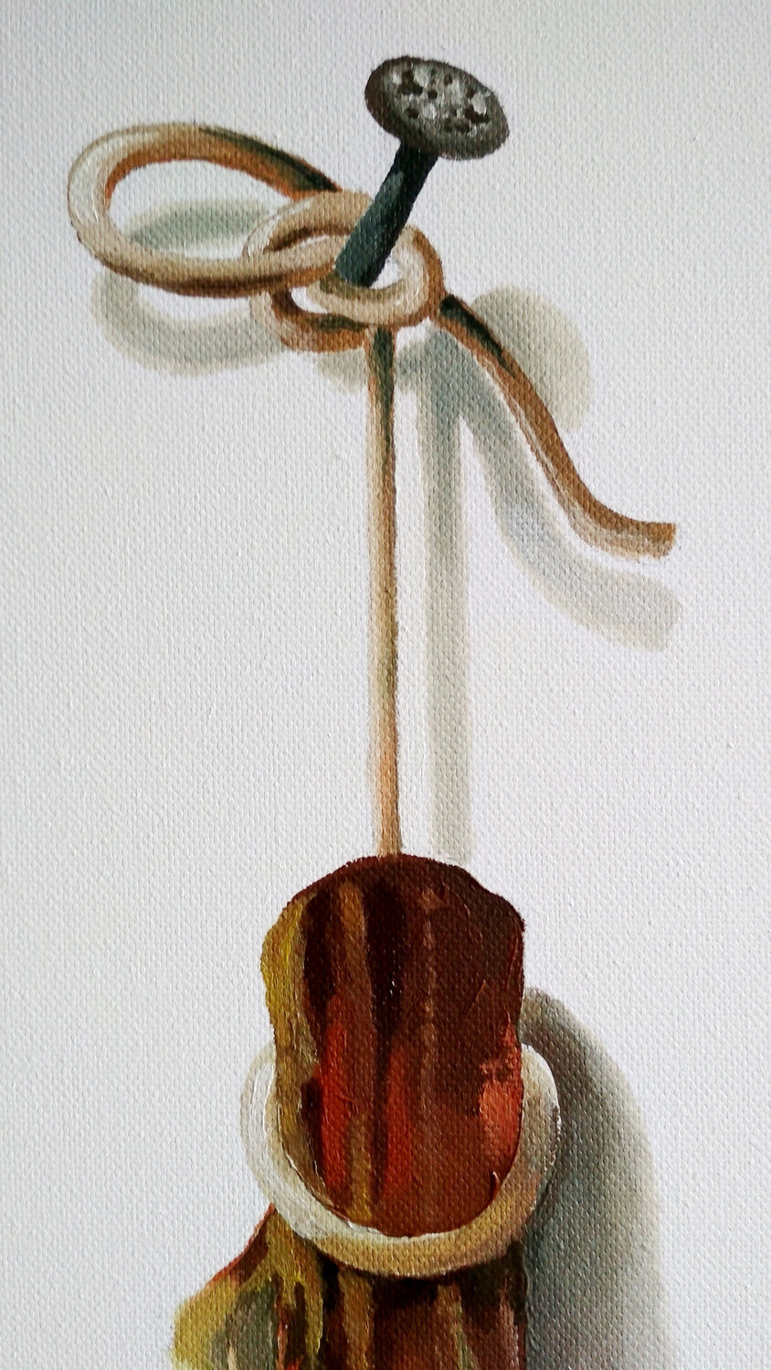 ENLIGHTENMENT von Gregor Ziolkowski (2023): Malerei Öl auf Leinwand ...