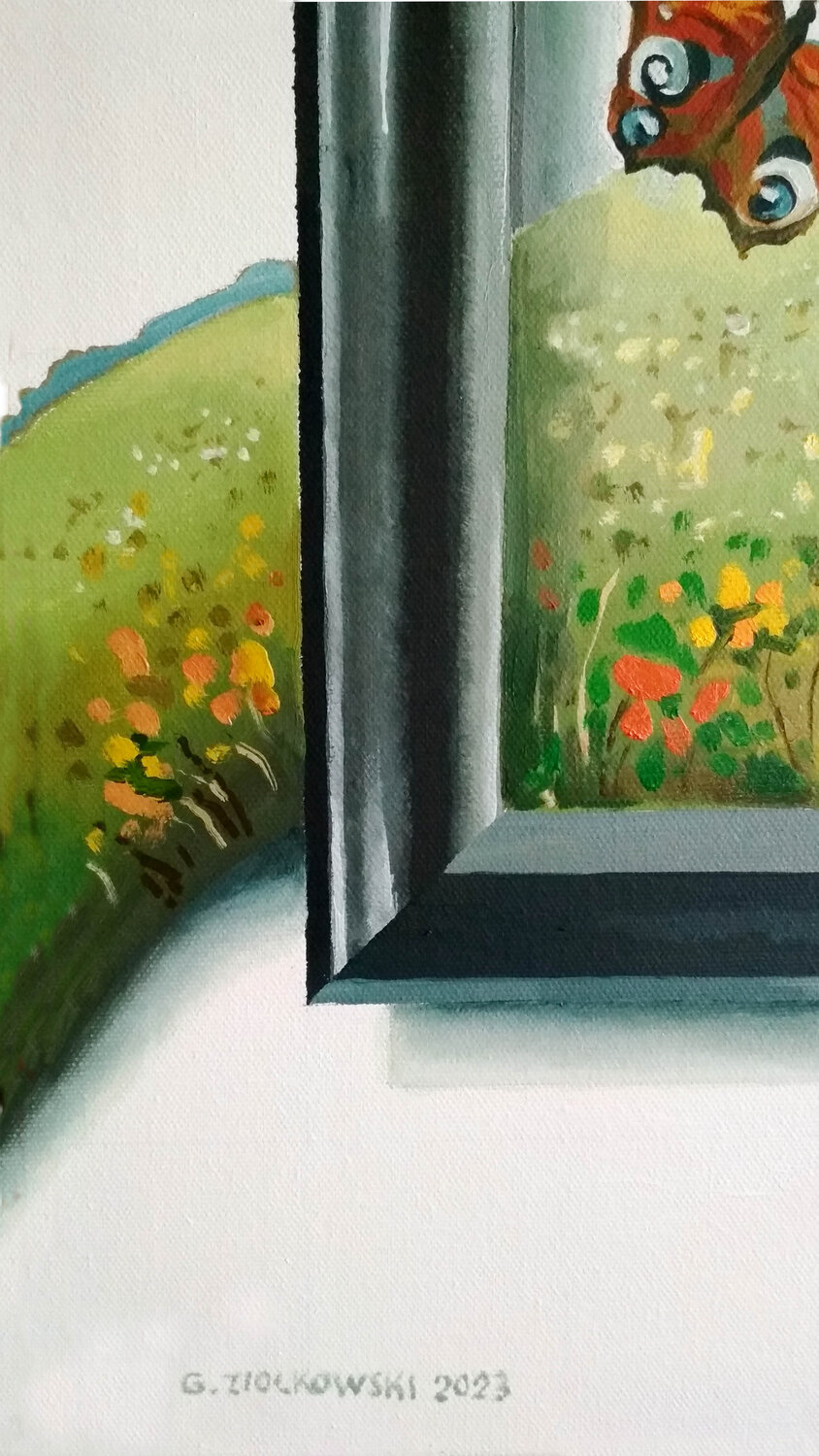 SPRING STORY von Gregor Ziolkowski (2023): Malerei Öl auf Leinwand ...