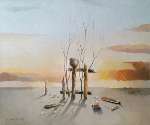 GARDEN by Gregor Ziolkowski (2013) : Painting Oil on Canvas - Singulart