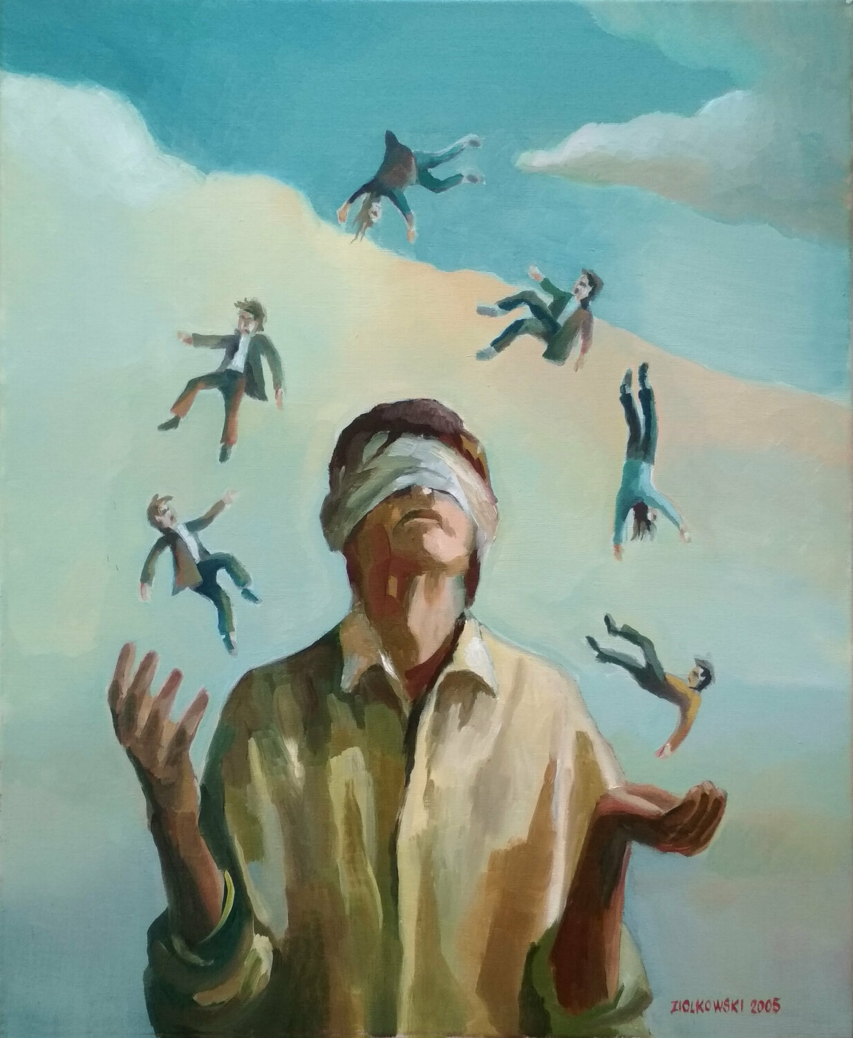 THE JUGGLER by Gregor Ziolkowski (2005) : Painting Oil on Canvas ...
