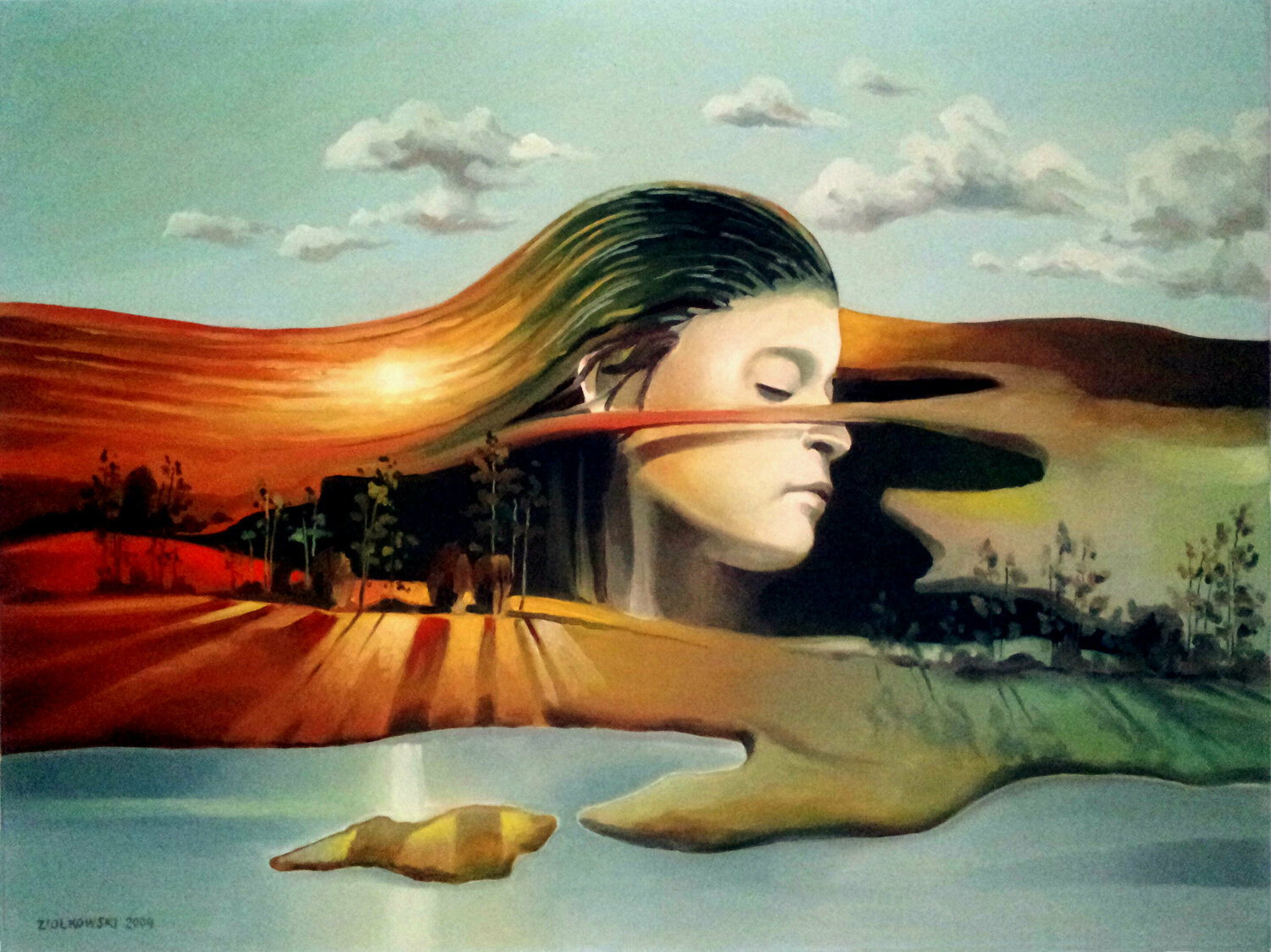 DREAM 2 by Gregor Ziolkowski (2004) : Painting Oil on Canvas - SINGULART