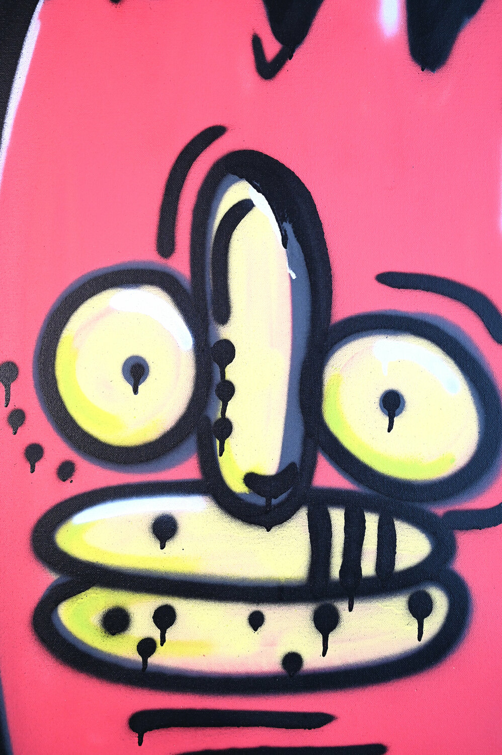 Resting Poop Face Syndrome by Fatin Rahmouni (2021) : Painting Graffiti ...