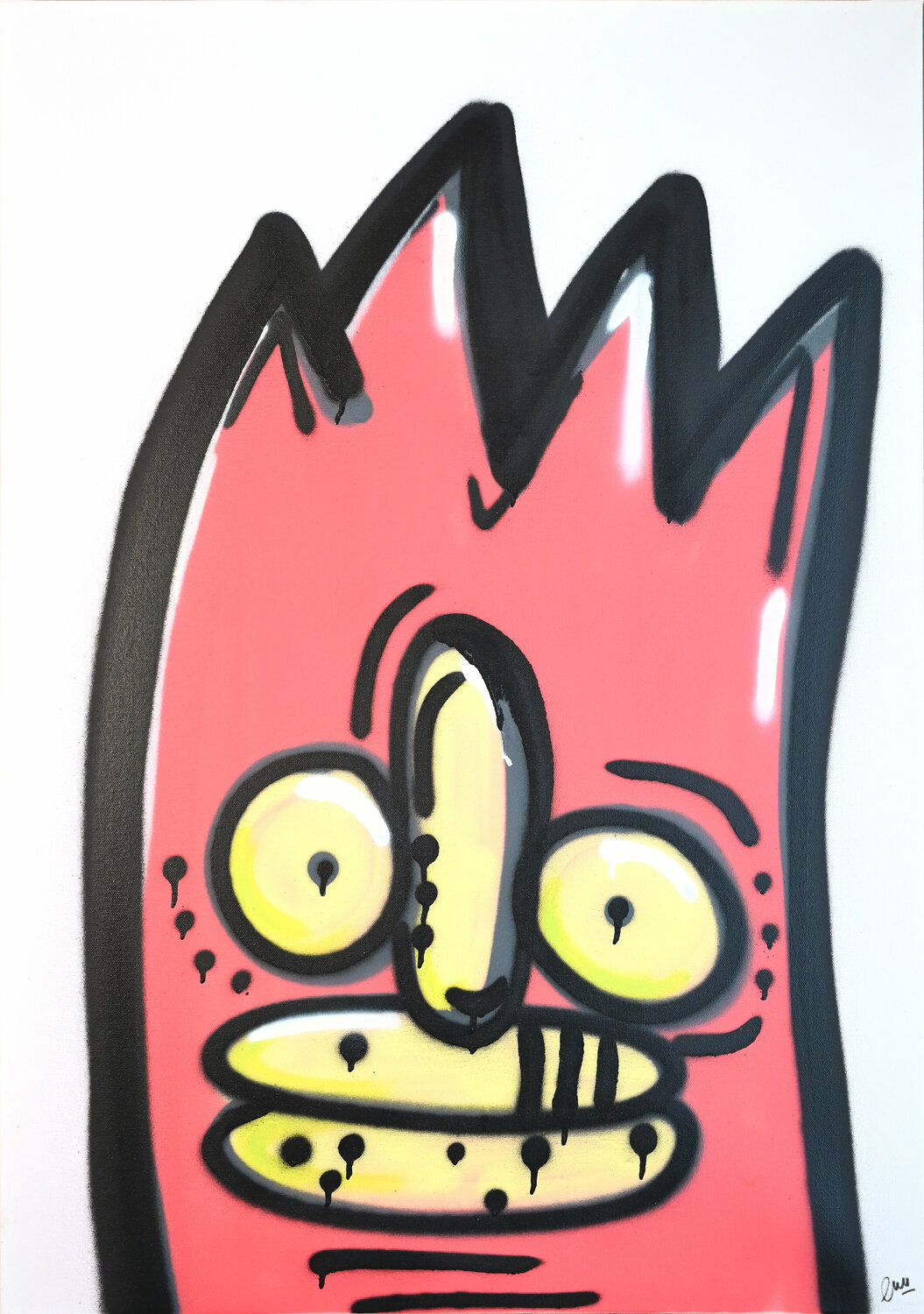 Resting Poop Face Syndrome by Fatin Rahmouni (2021) : Painting Graffiti ...