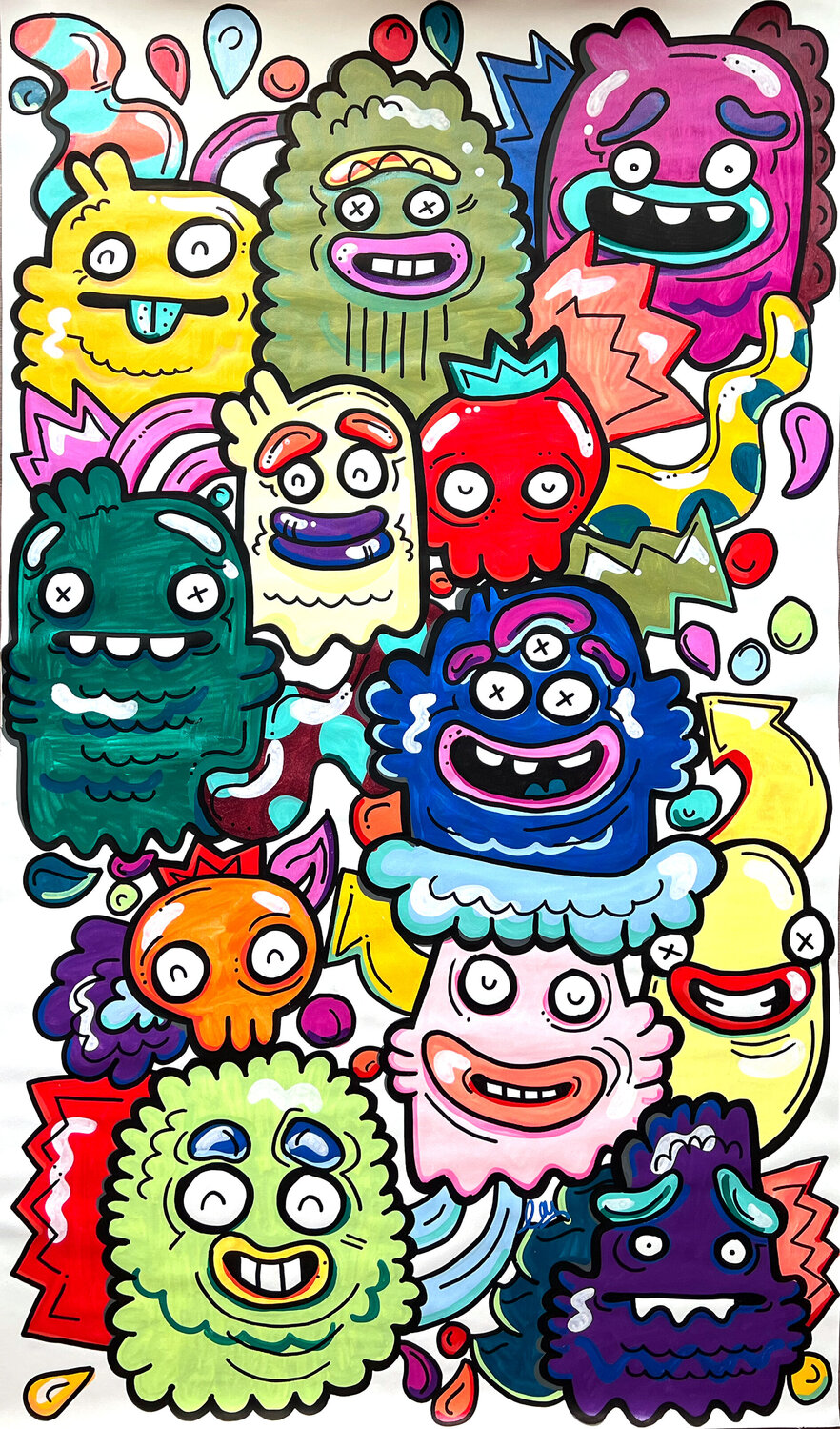 Beans de Fatin Rahmouni (2024) : Peinture Acrylique sur Toile - Singulart