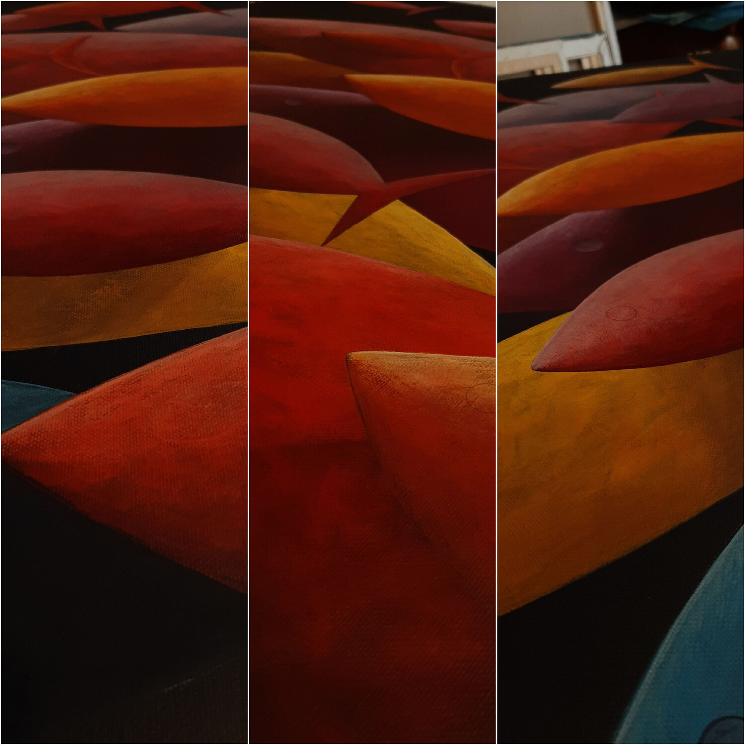 DEEP 1 by Giuseppe Mucci (2022) : Painting Acrylic, Oil on Canvas ...