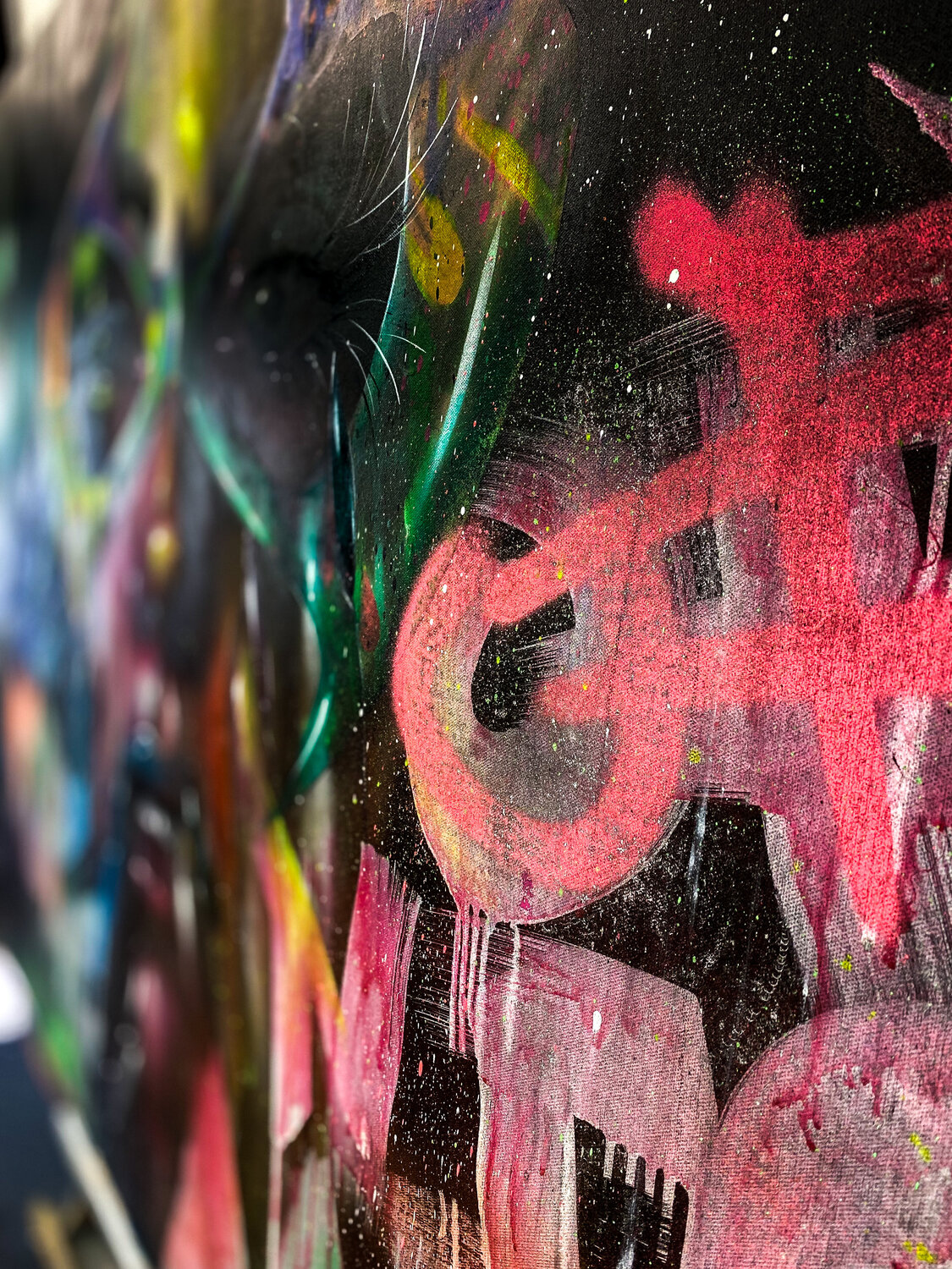 Cheyenne by Yann Lemieux (2023) : Painting Acrylic, Graffiti on Canvas ...