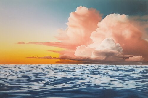 Extasis de marina by mario galarza (2024) : Painting Oil on Canvas ...