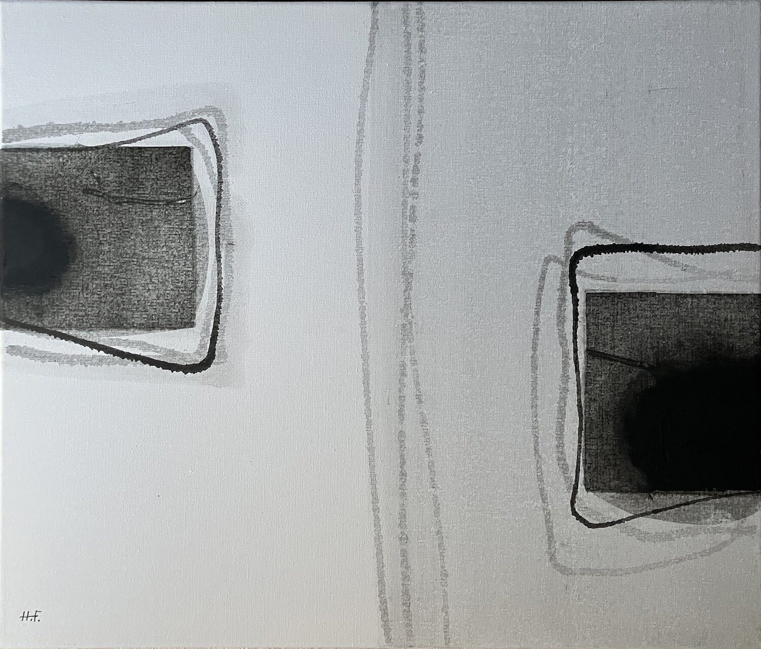 回帰（二十八） / regression 28 by Hisato Fukumoto (2024) : Painting Acrylic ...