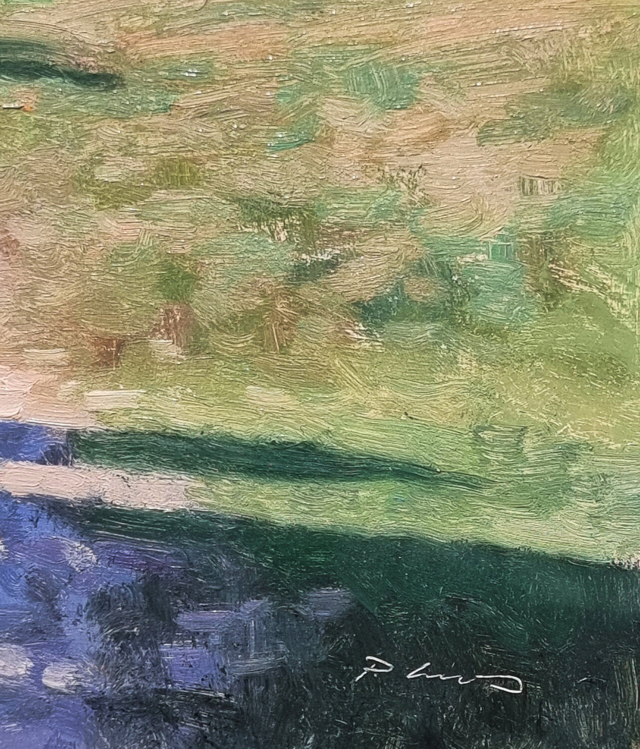 Eygalières by Pascal Giroud (2025) : Painting Oil on Wood - Singulart