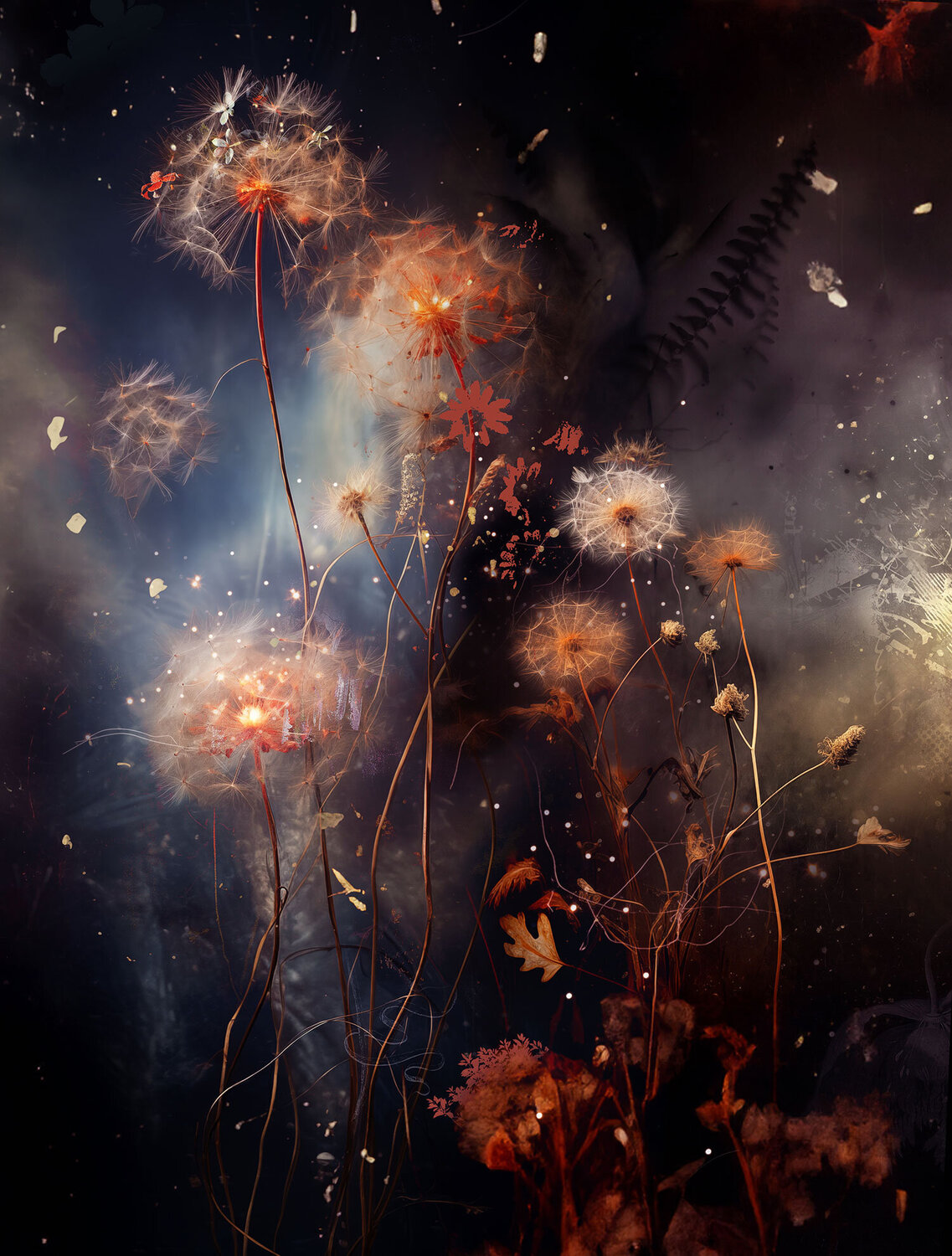 𝑾𝒊𝒍𝒅𝒇𝒍𝒐𝒘𝒆𝒓 𝑺𝒑𝒂𝒓𝒌𝒔 II by Teis Albers (2023) : Painting Acrylic, Gouache ...