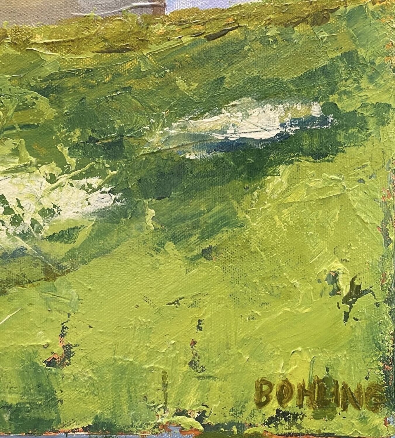 Setting Silos by James Bohling (2020) : Painting Acrylic on Canvas ...