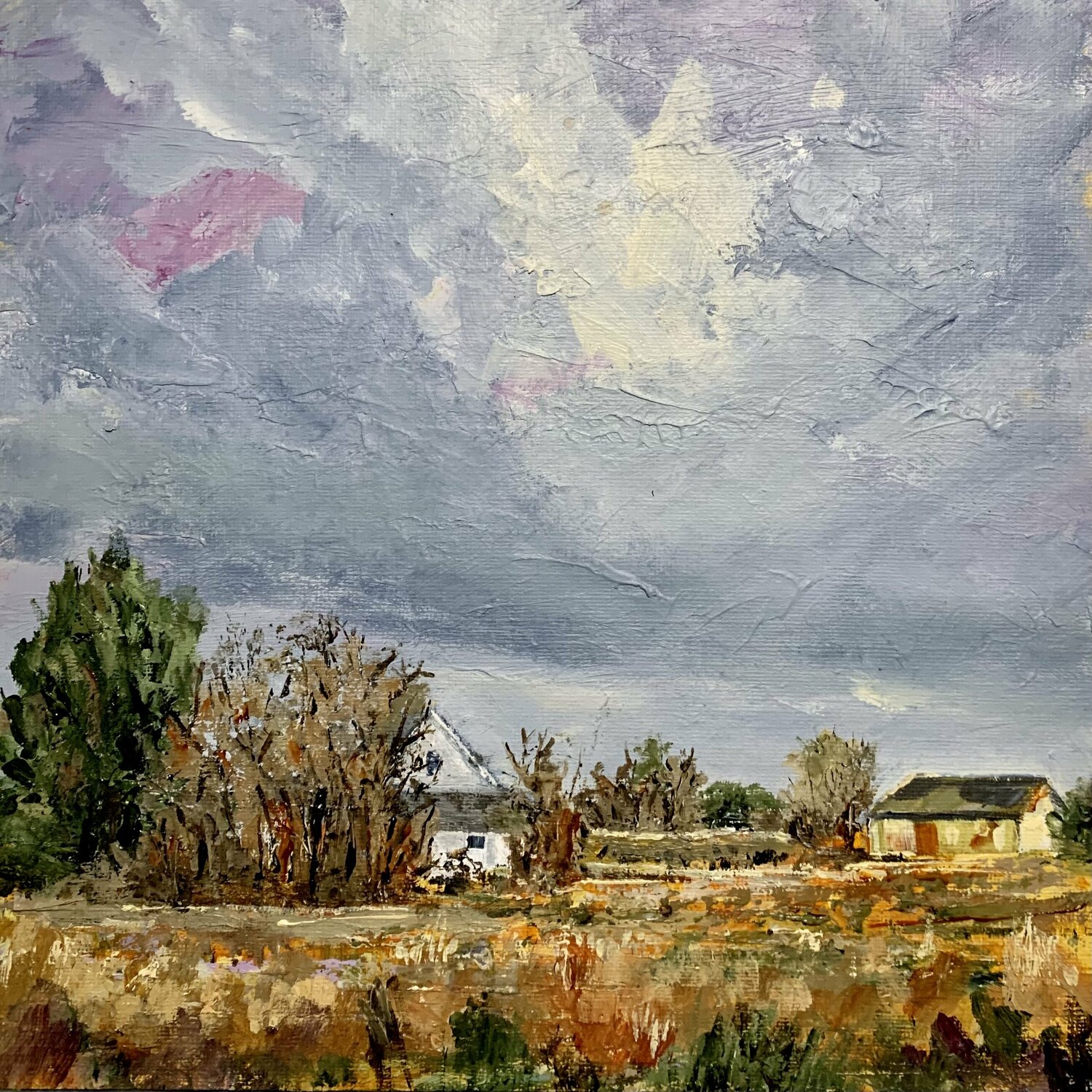 Arsenal Farmhouse by James Bohling (2021) : Painting Acrylic on Canvas ...