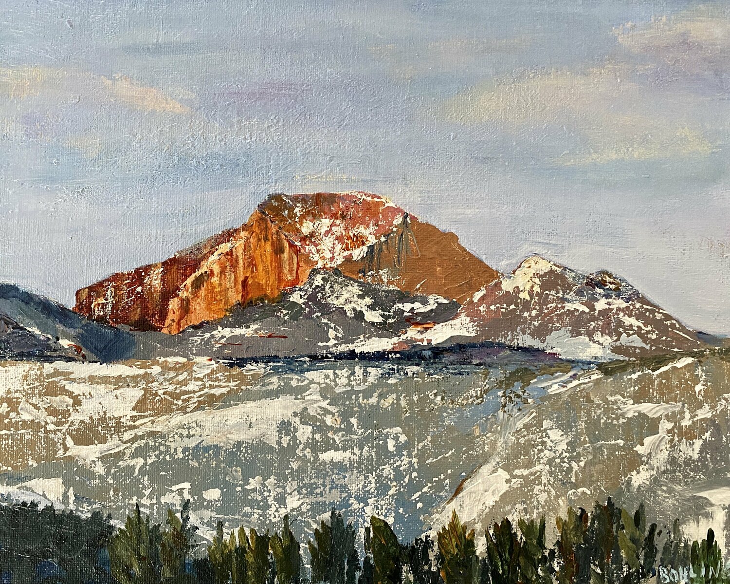 Longs Peak by James Bohling (2022) : Painting Acrylic on Canvas - Singulart
