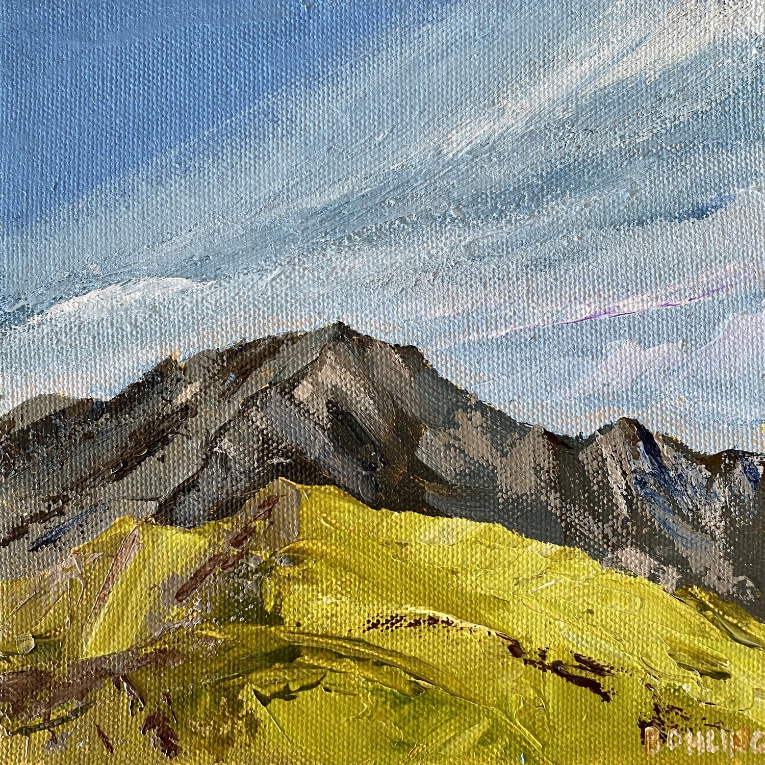 Mt Harvard by James Bohling (2022) : Painting Acrylic on Canvas - Singulart