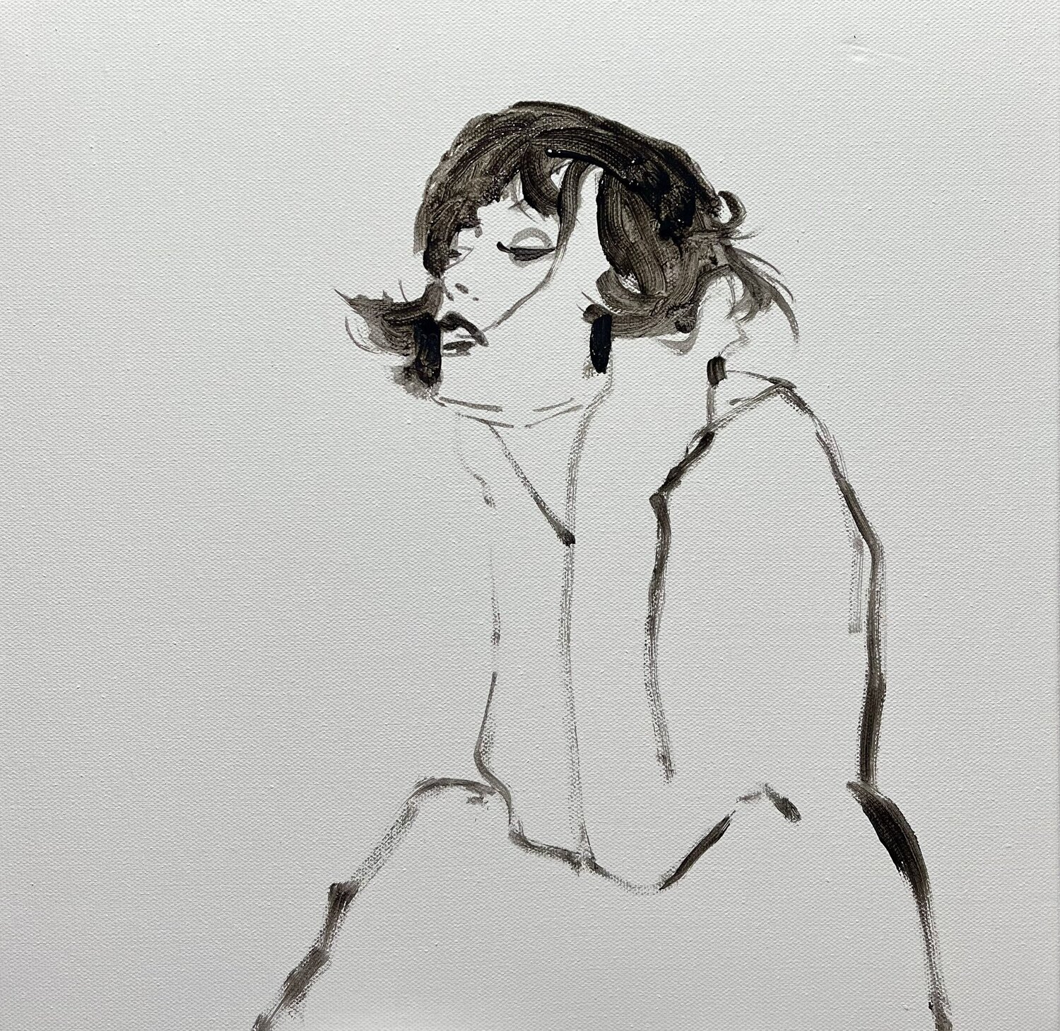 Fashion Illustration Study 3 by Li Lee-Archer (2023) : Painting Oil on ...