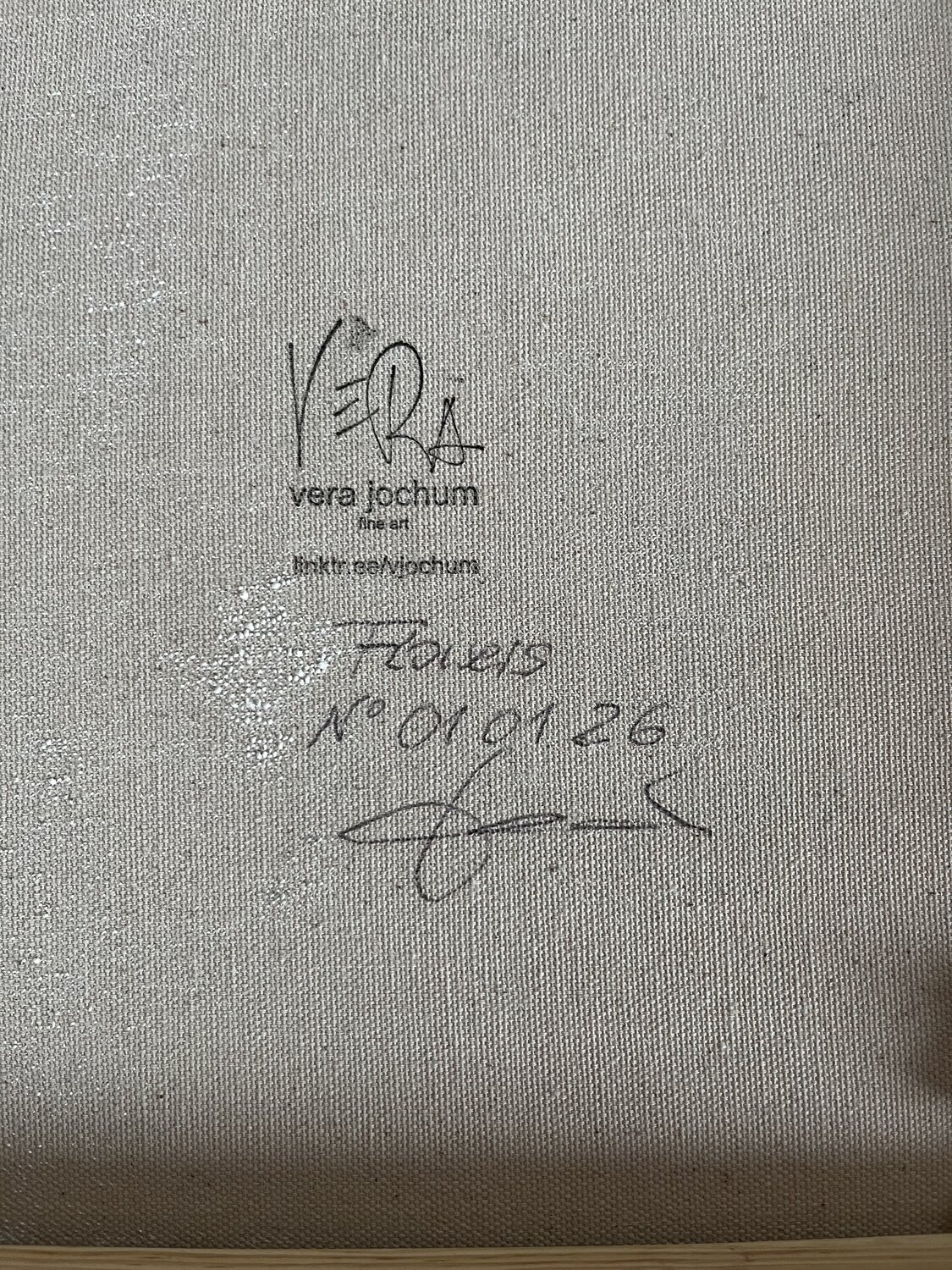 Almost a flower, N° 01 01 26 by Vera Jochum (2026) : Painting Acrylic ...