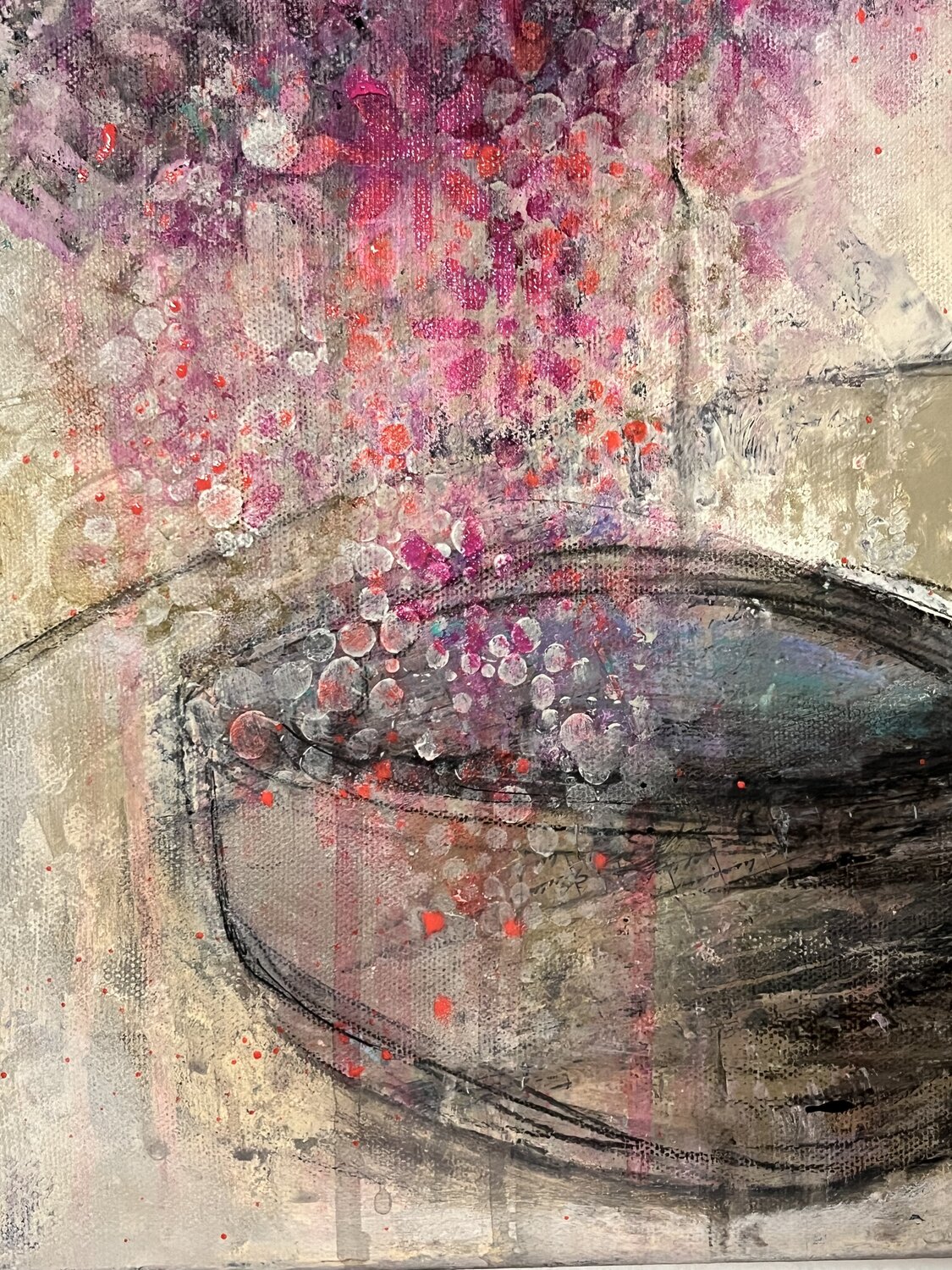 Almost a flower, N° 01 01 26 by Vera Jochum (2026) : Painting Acrylic ...