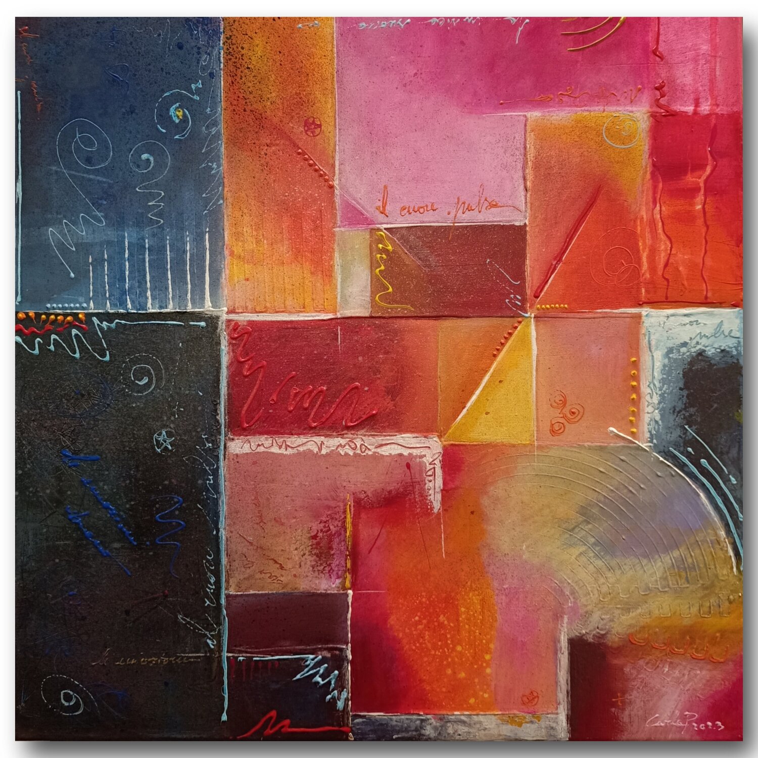 Allargando lo sguardo i colori... von Carla Pistola (2023): Malerei ...