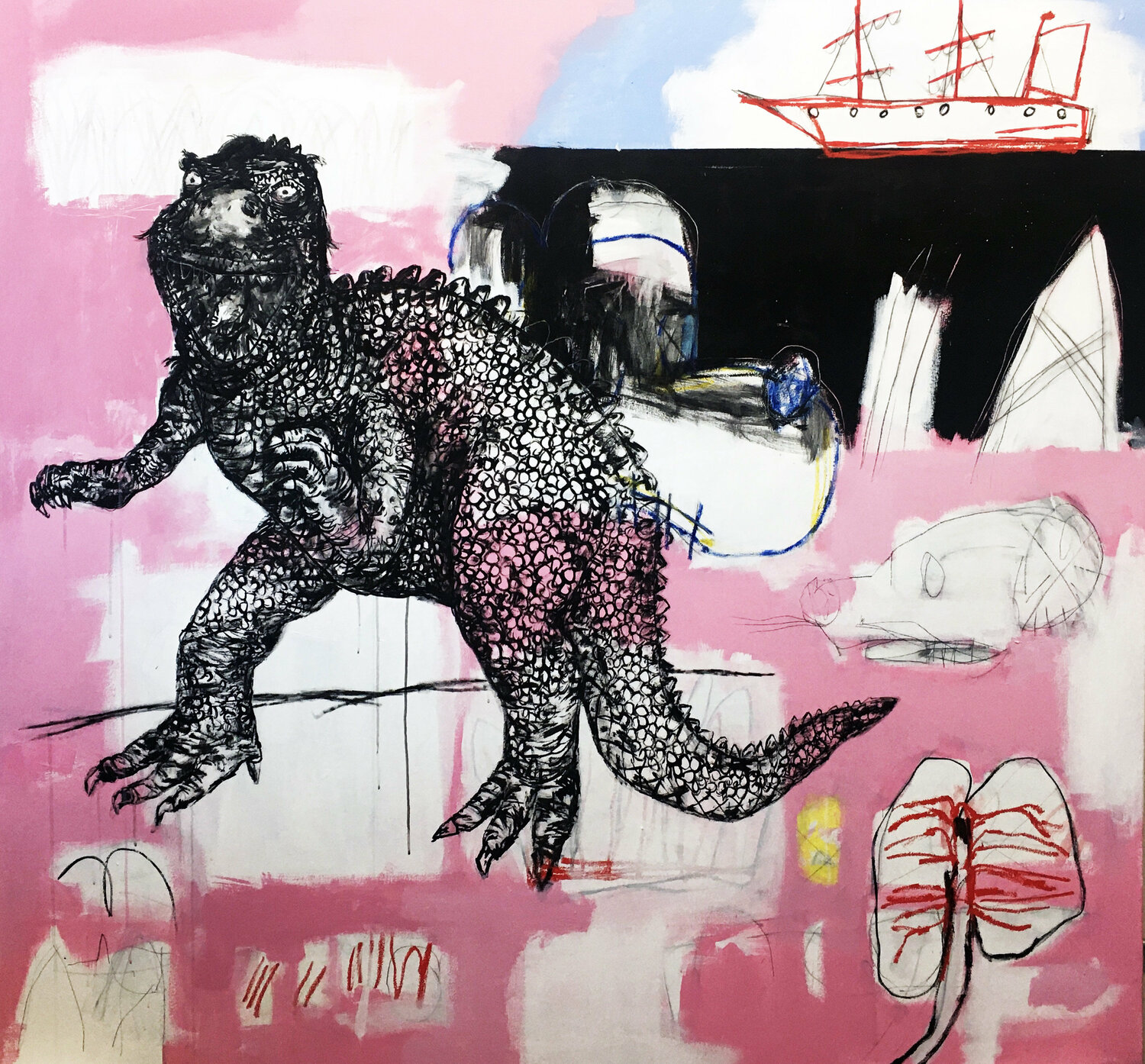 De-Evolution by Andrew Chan (2020) : Painting Acrylic, Oil on Canvas ...