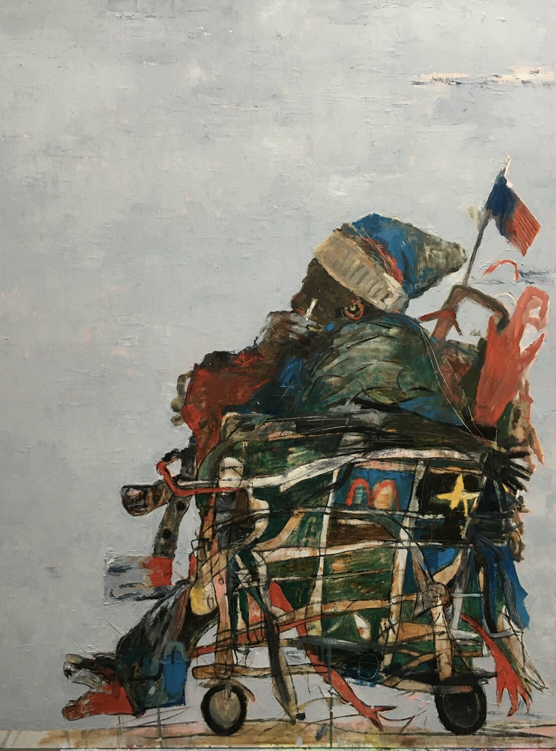 The Collector by Andrew Chan (2020) : Painting Oil, Wax on Canvas ...