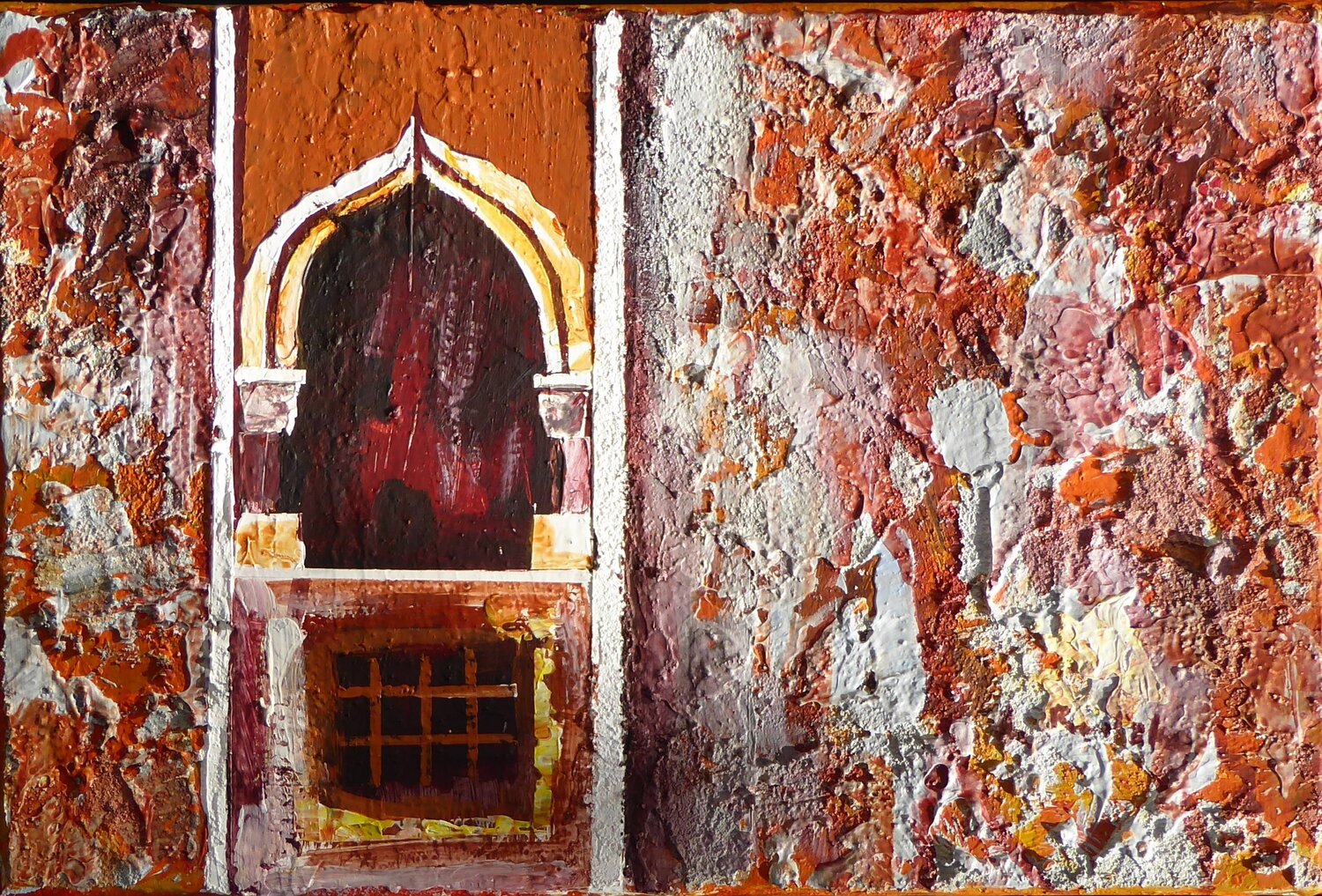 Palace Window by IZABELA Rudzka (2016) : Painting Acrylic on Canvas - SINGULART