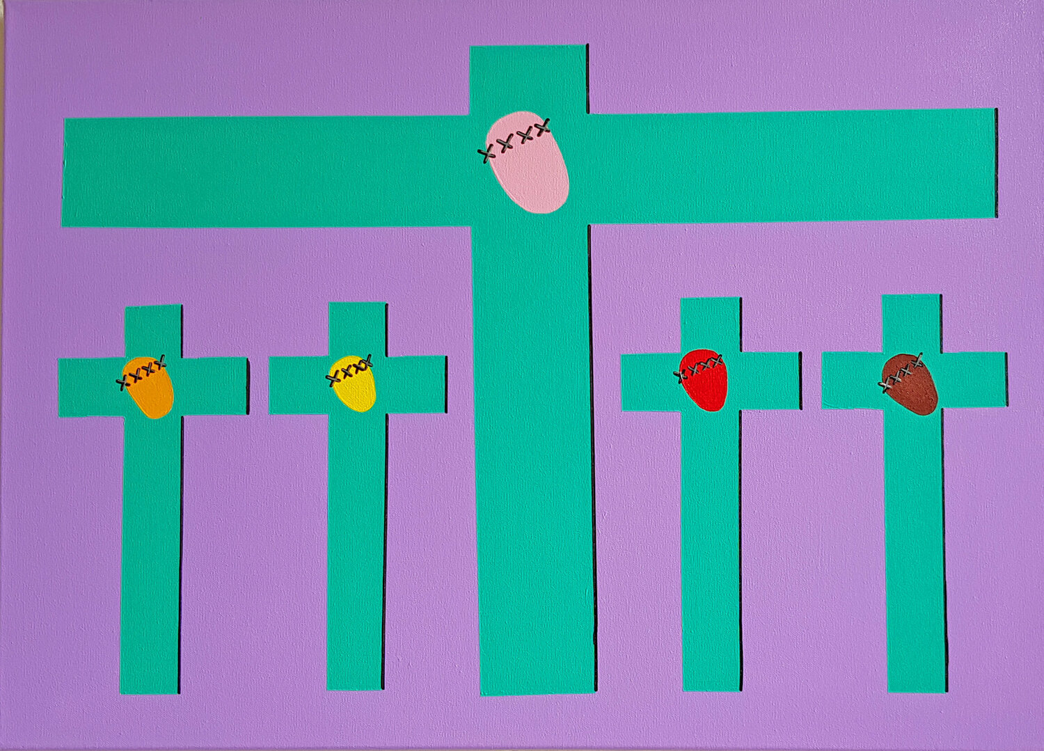 WHAT COLOR WAS JESUS' SKIN by Forman Act (2021) : Painting Acrylic on ...