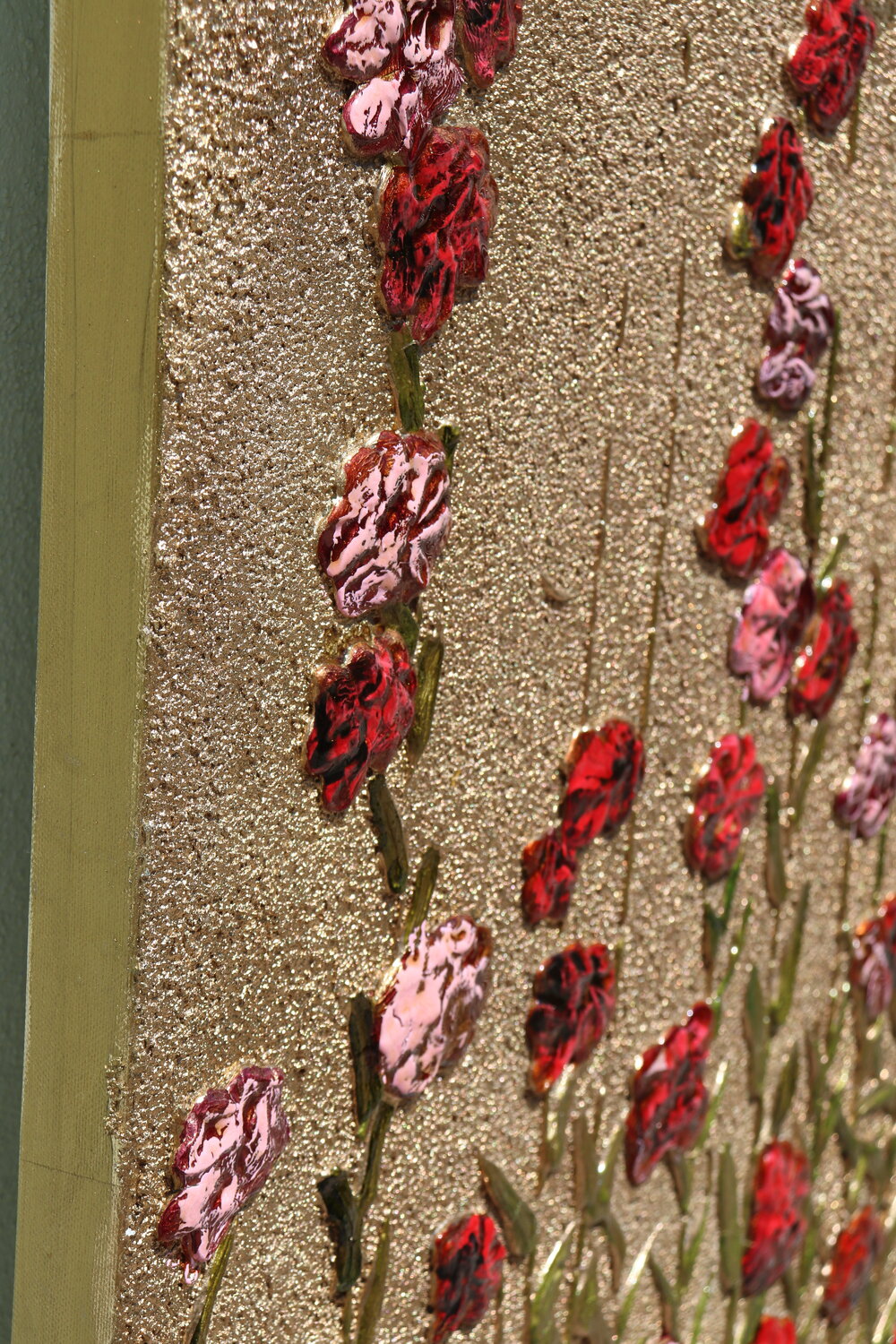 fiori rosa fiori di pesco von Donatella Marraoni (2023): Malerei Öl ...