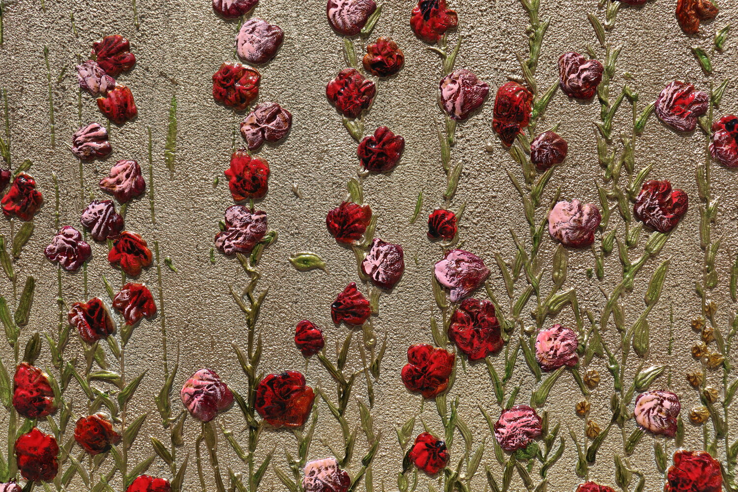 fiori rosa fiori di pesco von Donatella Marraoni (2023): Malerei Öl ...