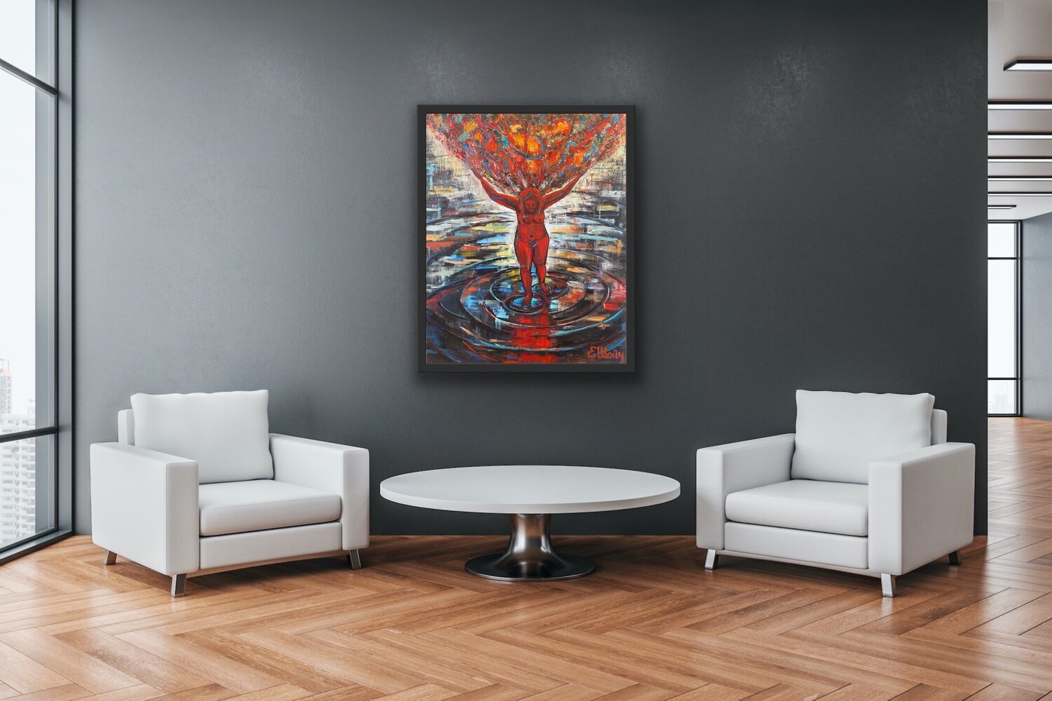 The sweet burden by Genia Sheyn (2022) : Painting Acrylic, Relief ...