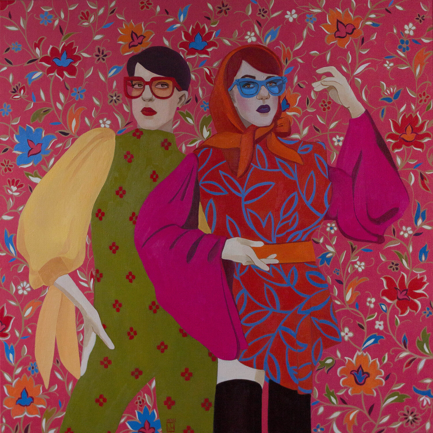 Dollhouse by Katya Schepina (2021) : Painting Acrylic, Tempera on Canvas - Singulart