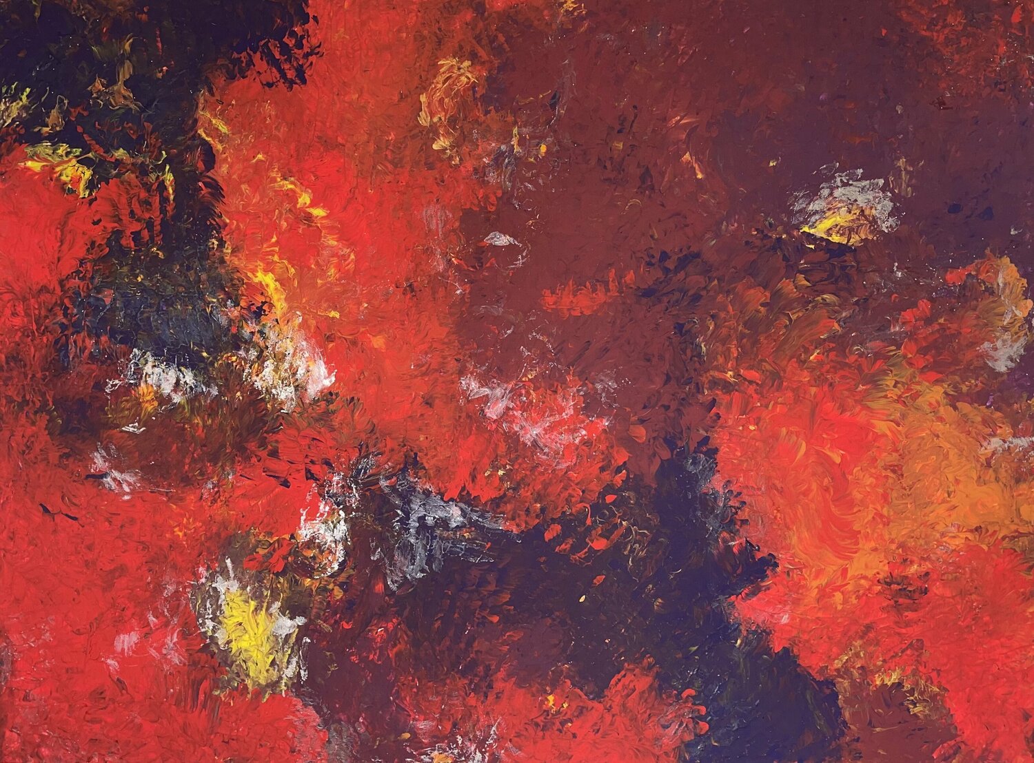 Thunder von Julie Deluz (2021): Malerei Acryl auf Leinwand - SINGULART