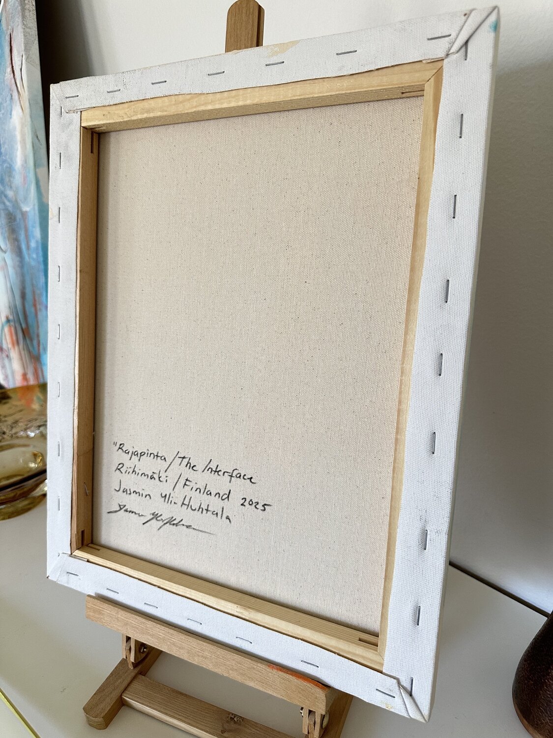 The Interface by Jasmin Yli-Huhtala (2025) : Painting Acrylic on Canvas ...