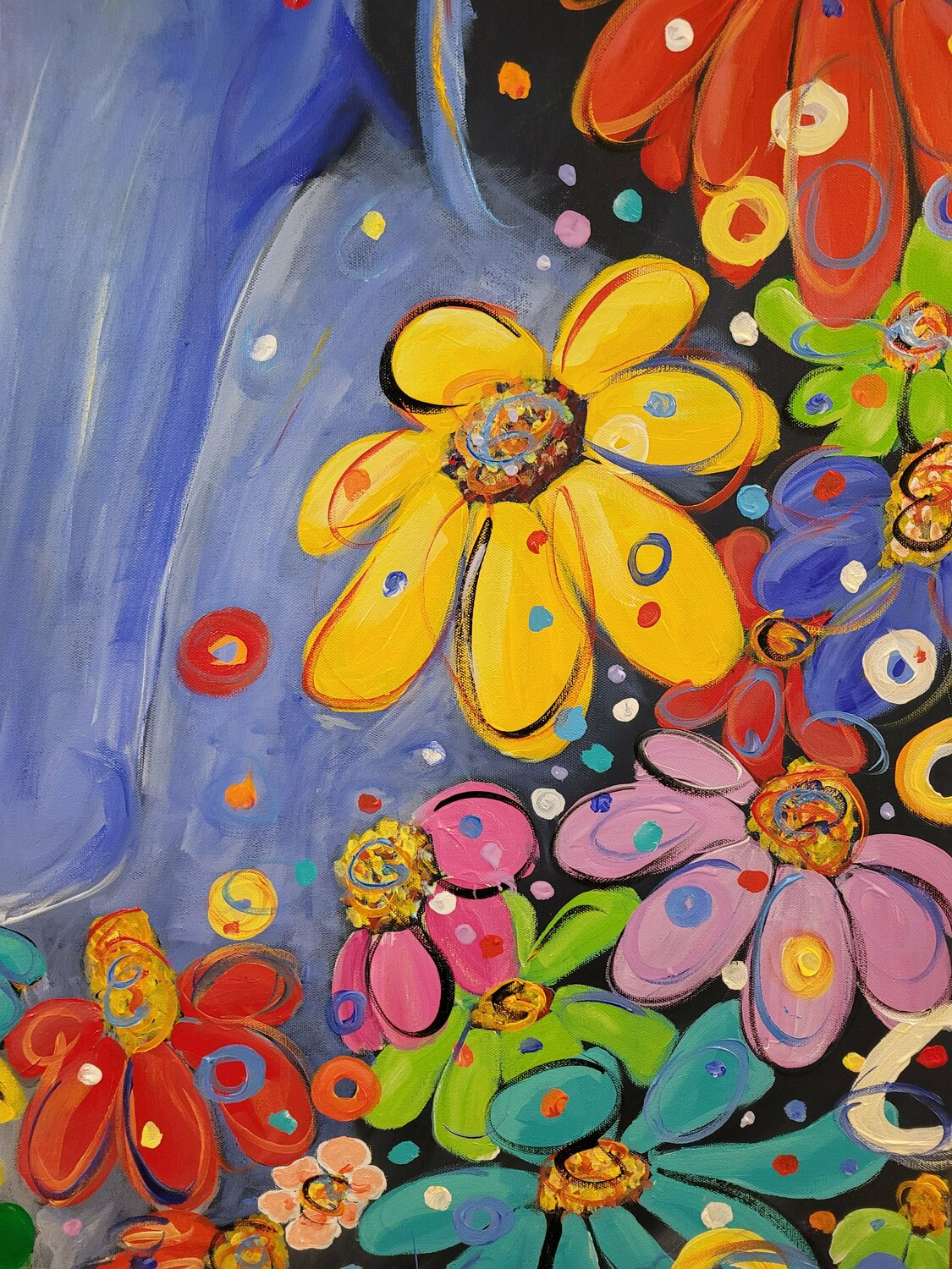 Love and Peace by Sharon Trickett (2022) : Painting Acrylic on Canvas ...