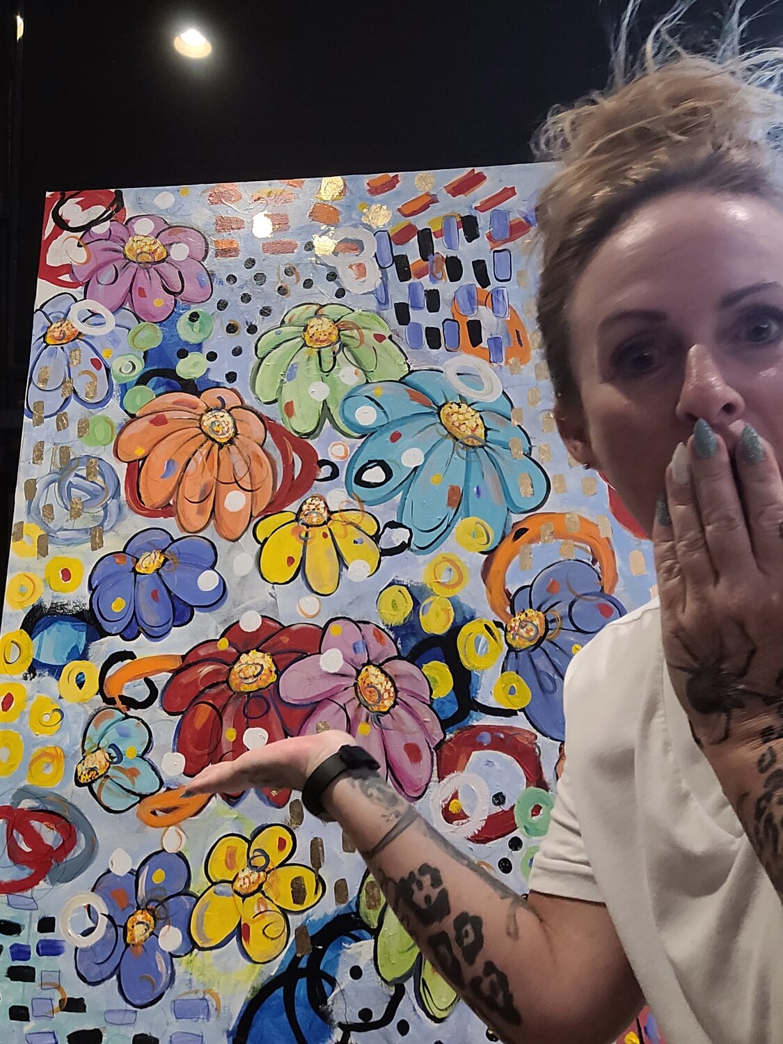 Dancing In The Wind by Sharon Trickett (2022) : Painting Acrylic ...