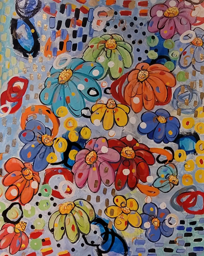 Dancing In The Wind by Sharon Trickett (2022) : Painting Acrylic ...