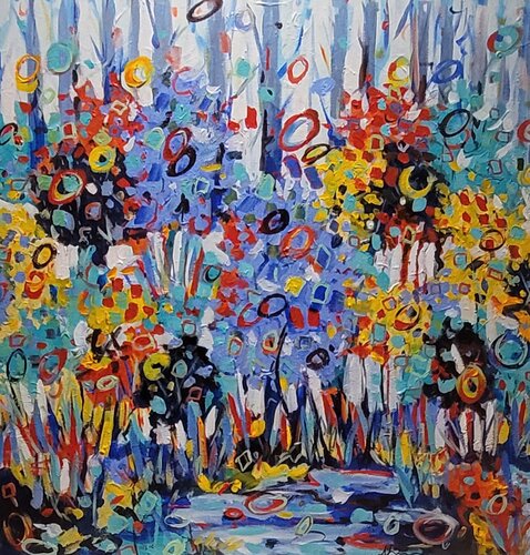 Memorial Drive Trail by Sharon Trickett (2022) : Painting Acrylic ...