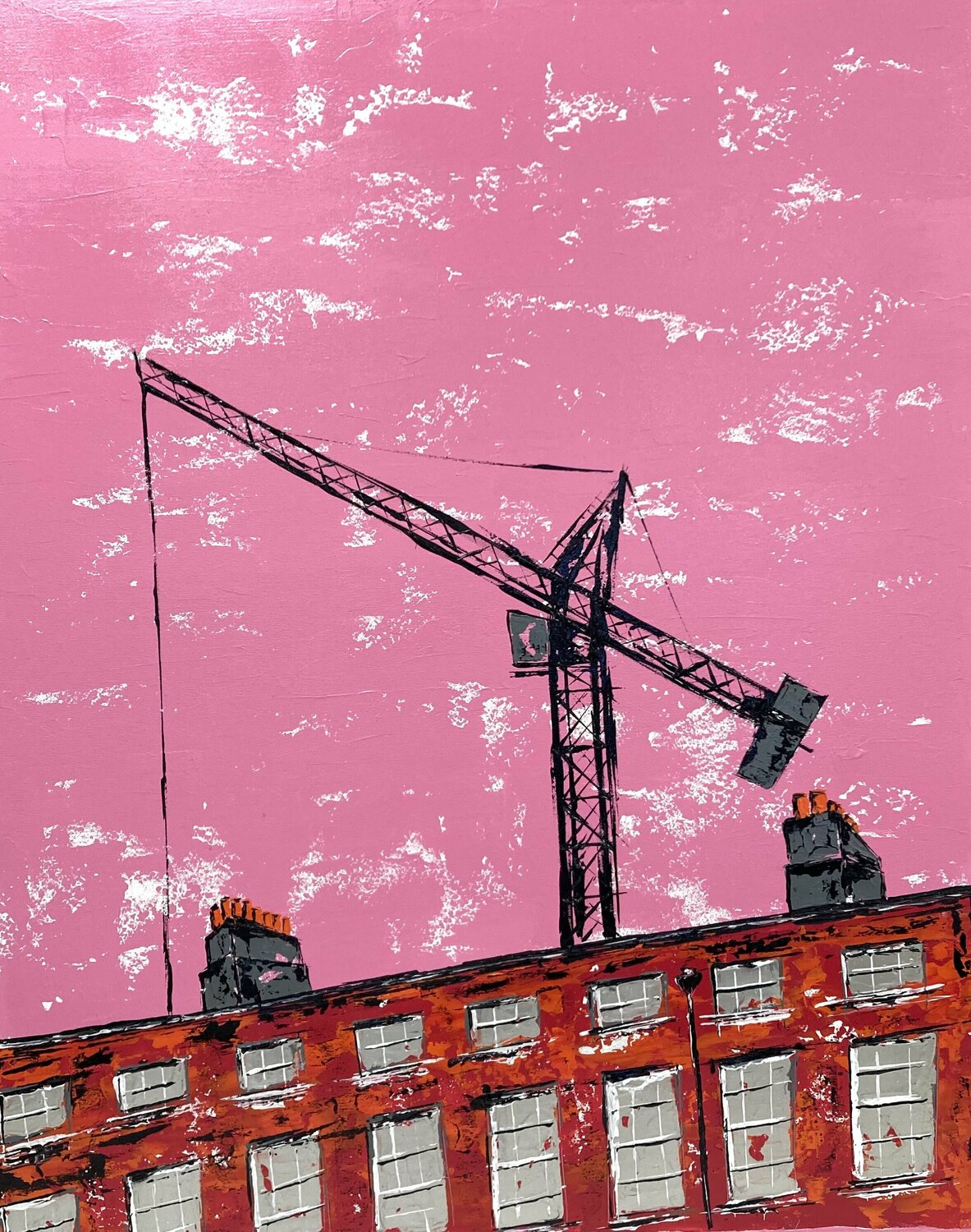 Mount Street Lower by Karen Lee (2022) : Painting Acrylic on Canvas ...