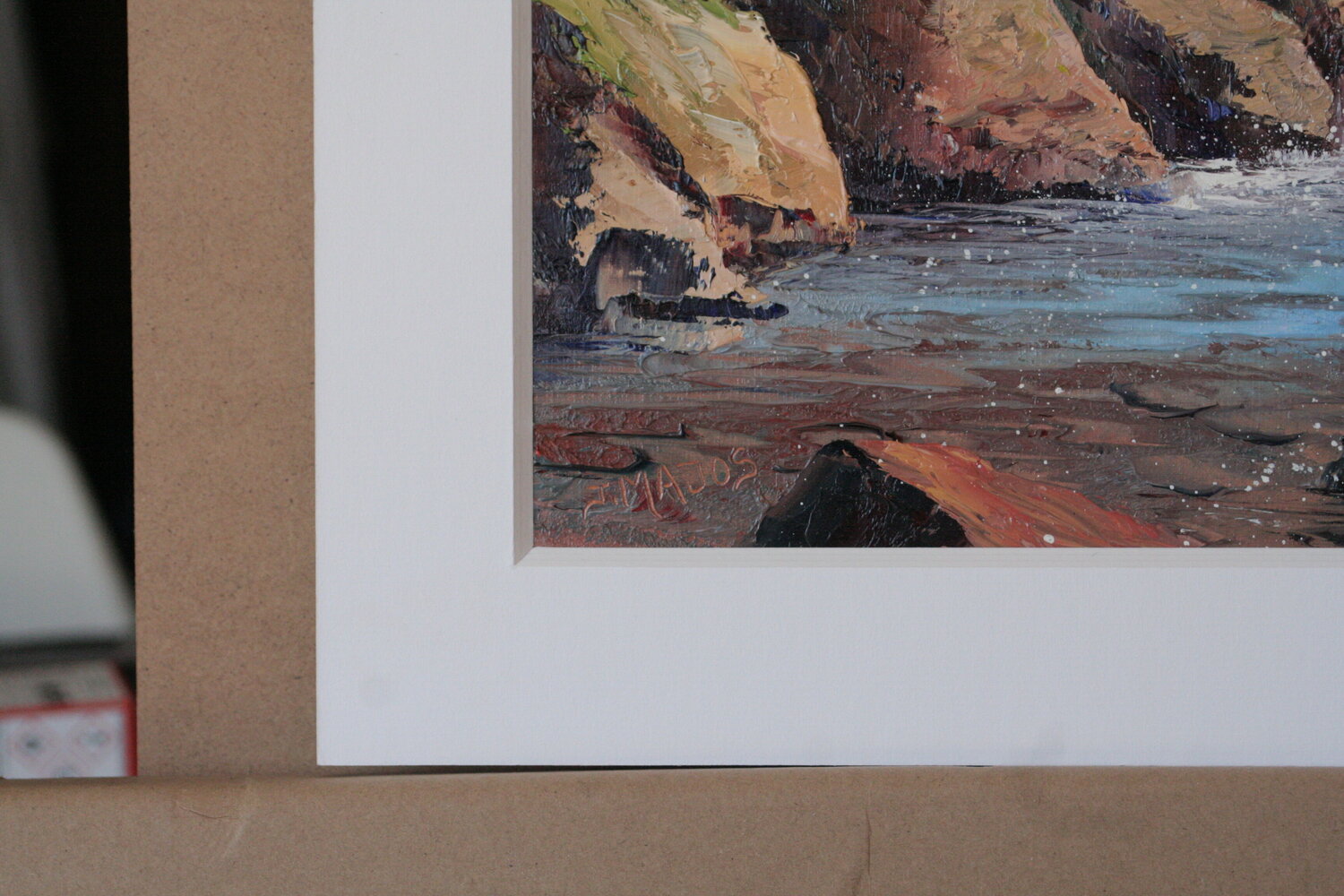 La cascade by Jacques Majos (2020) : Painting Oil on Canvas - SINGULART