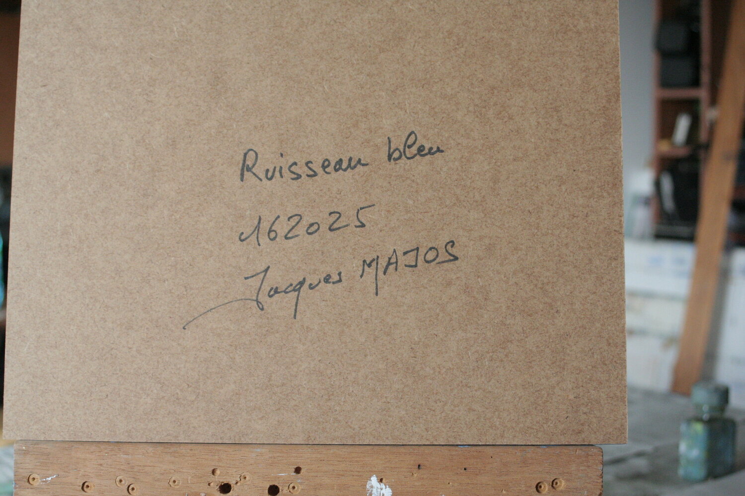 Le ruisseau bleu door Jacques Majos (2025) : Schilderij Olie op Canvas ...