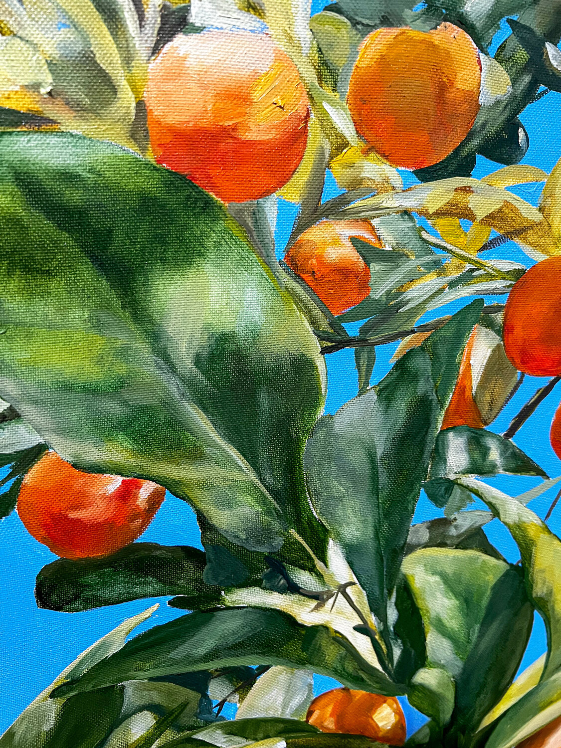 Orange Tree Painting
