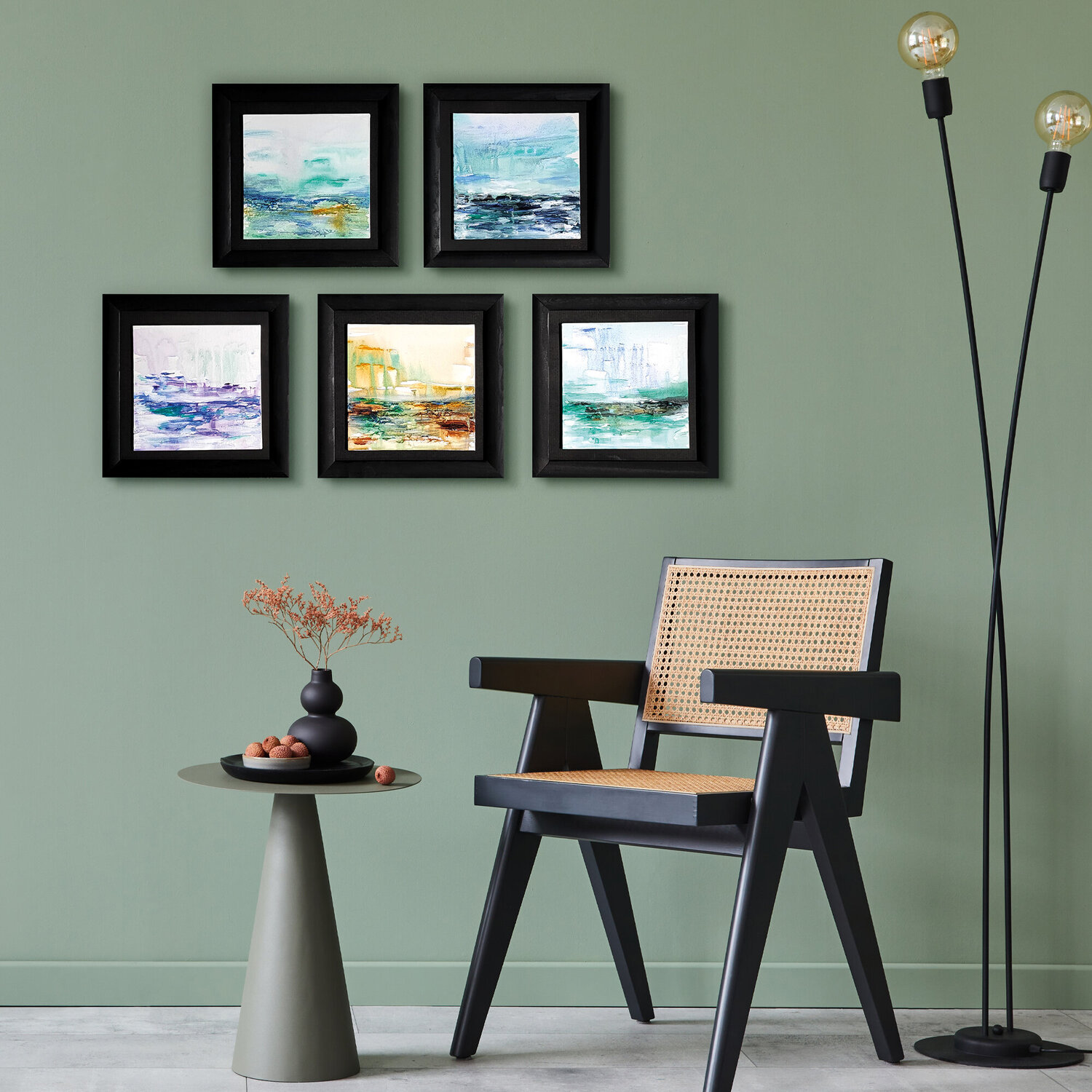 LANDSCAPE POLYPTYCH - ABSTRACT NATURE ART WALL DÉCOR Nature art wall ...