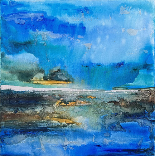 NYC's Rainy Streets by Victo (2024) : Painting Oil on Canvas - Singulart