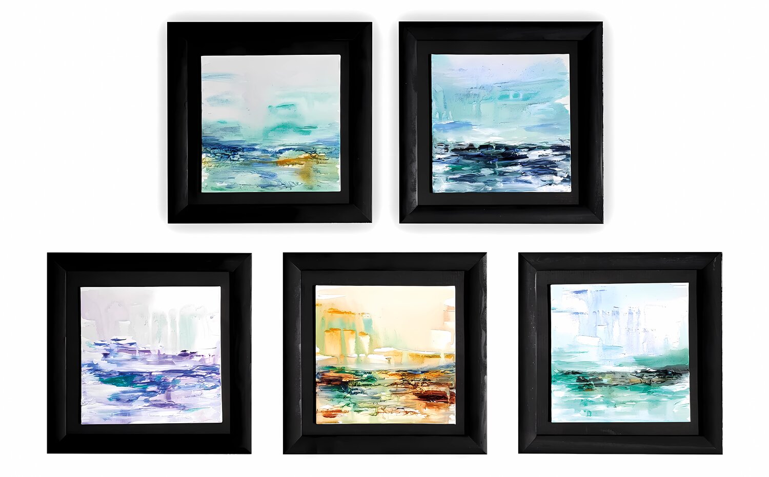 LANDSCAPE POLYPTYCH - ABSTRACT NATURE ART WALL DÉCOR Nature art wall ...