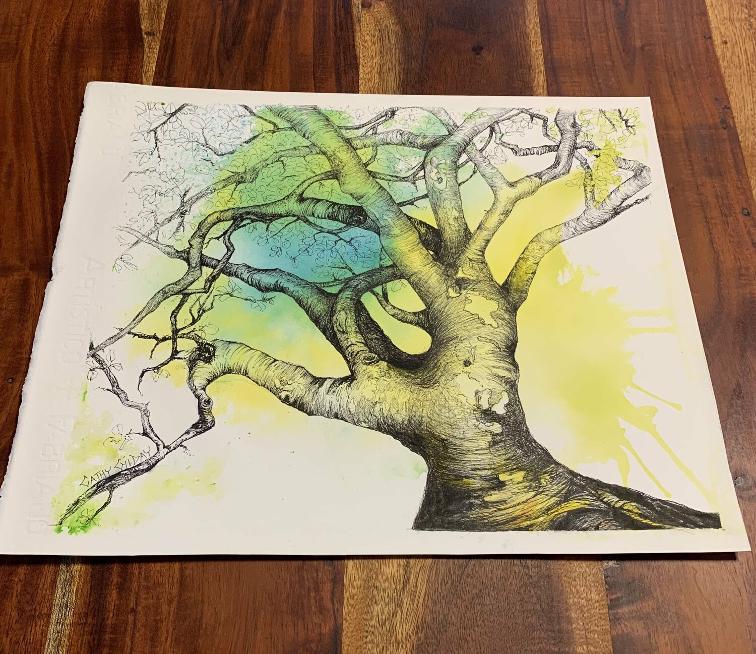 Gnarly by Cathy Gilday (2020) : Drawing Pen, India Ink on Paper - Singulart