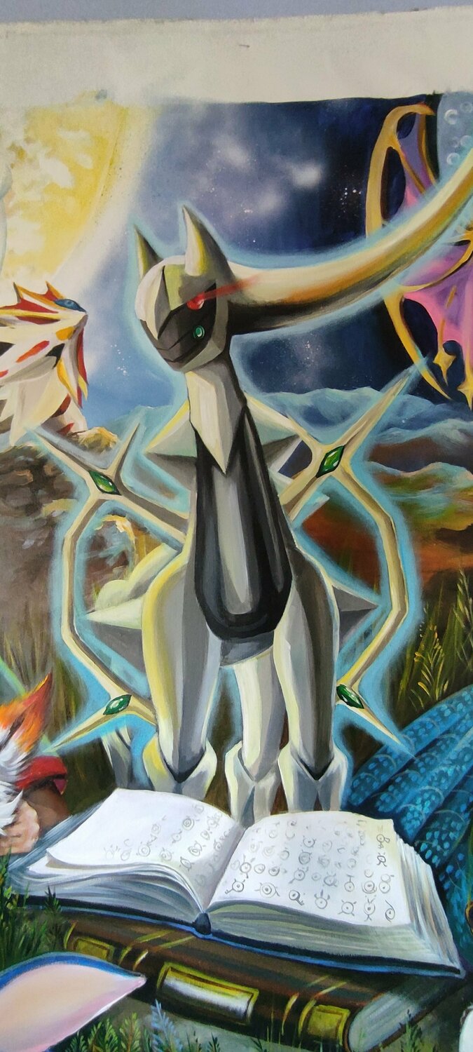 The Last Supper of the Pokémon by Maria Kireev (N.D) : Painting Acrylic ...