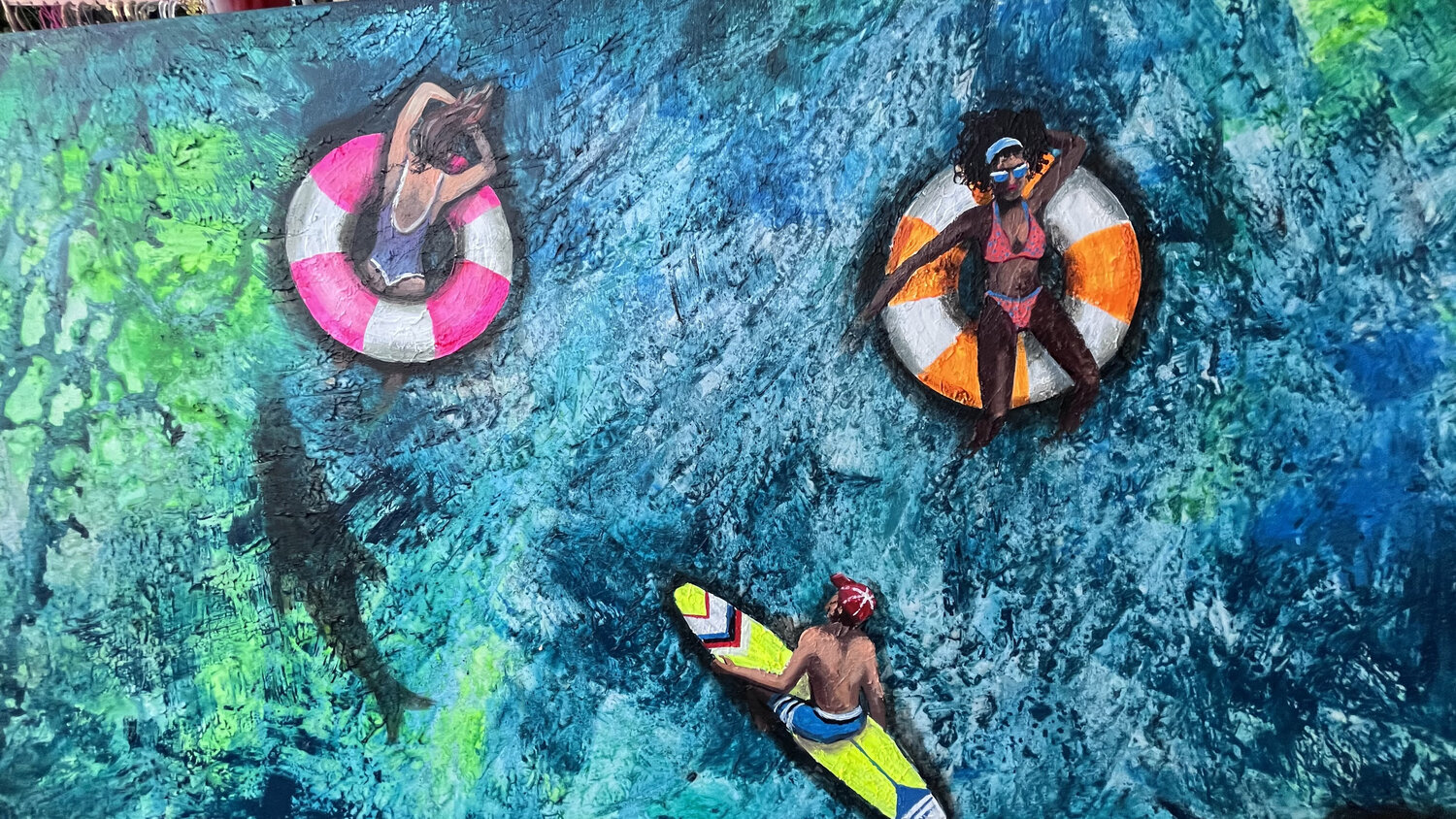 The Deep Awaits de Maria Kireev (2025) : Peinture Acrylique sur Toile - Singulart