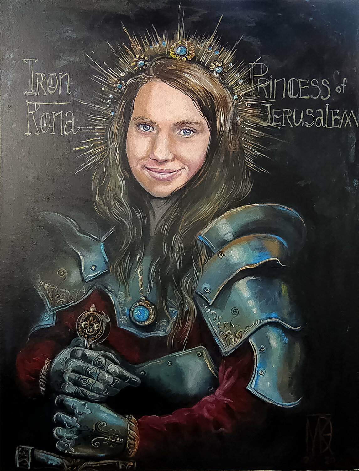 Princess of Jerusalem (portrait commission from a photo) by Maria ...