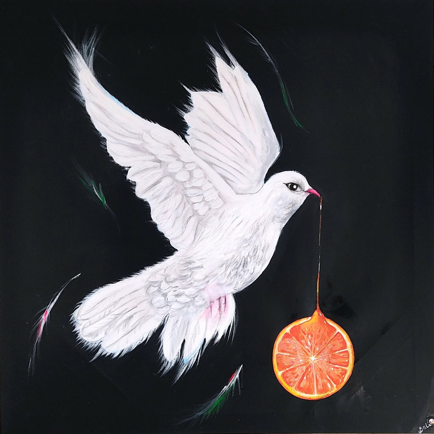 Peace Dove Painting