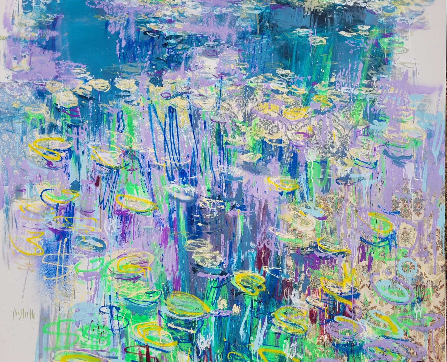 SALE : Grand Giverny by Wayne Sleeth (2022) : Other Media Acrylic ...