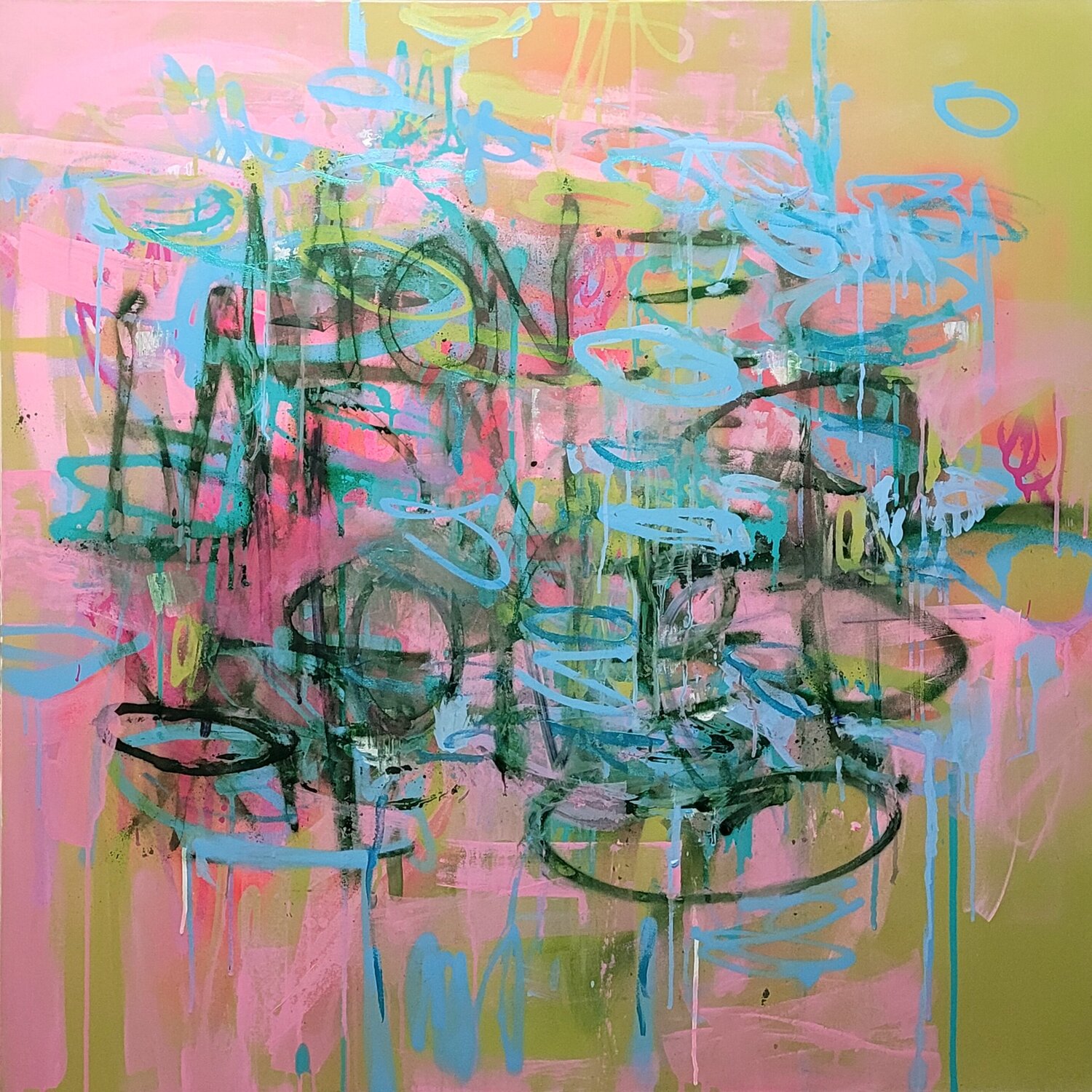 SALE : MonetMonetMonet (Graff) de Wayne Sleeth (2023): Pintura Graffiti ...